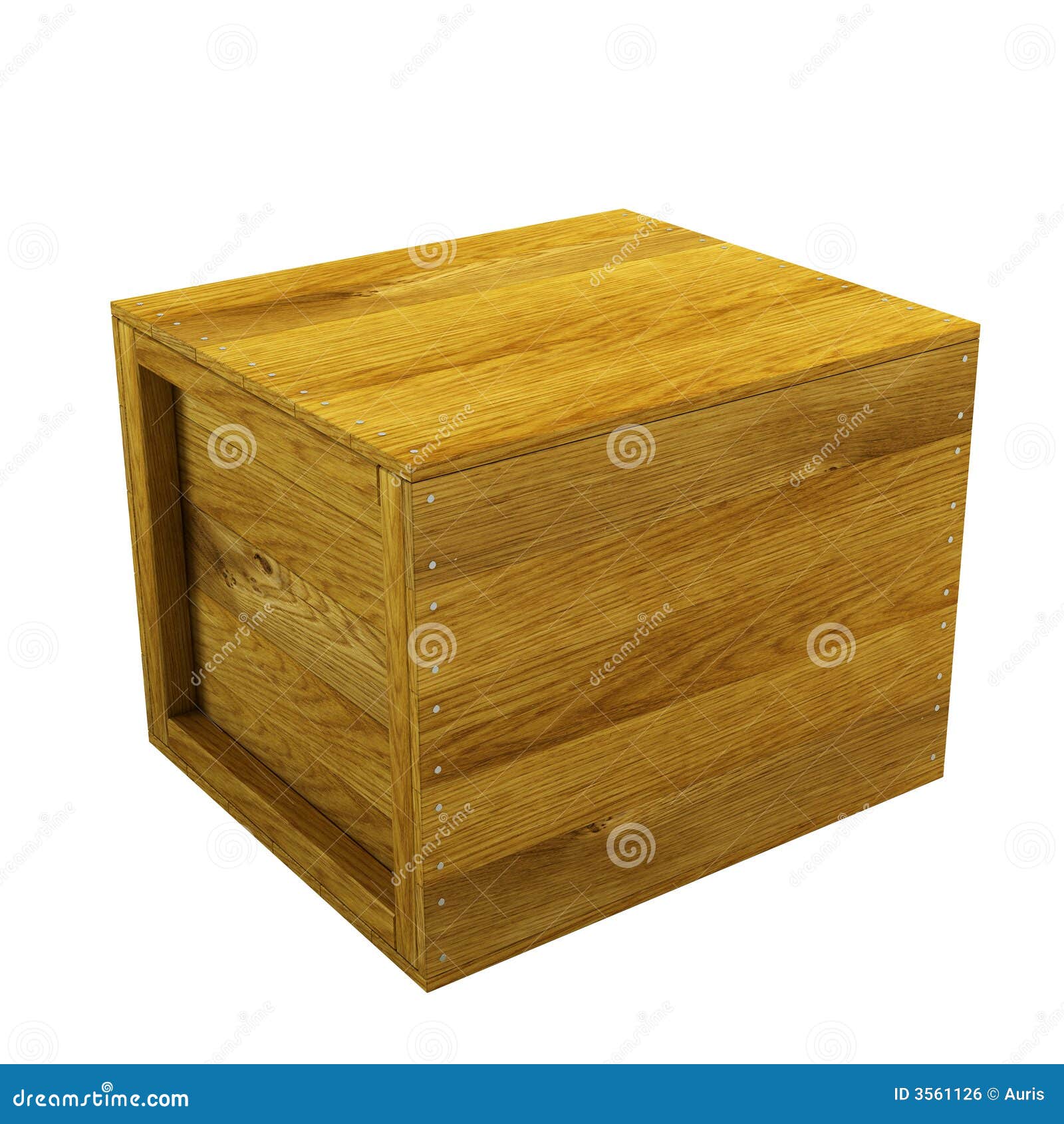 Isolated wooden crate stock illustration. Illustration of stack - 3561126