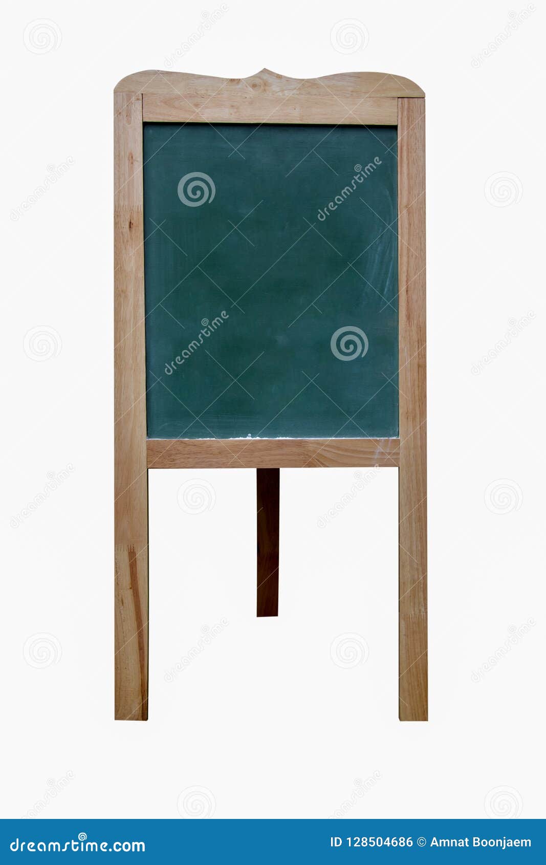 Blackboard With Stand Isolate On White Background Royalty-Free Stock ...