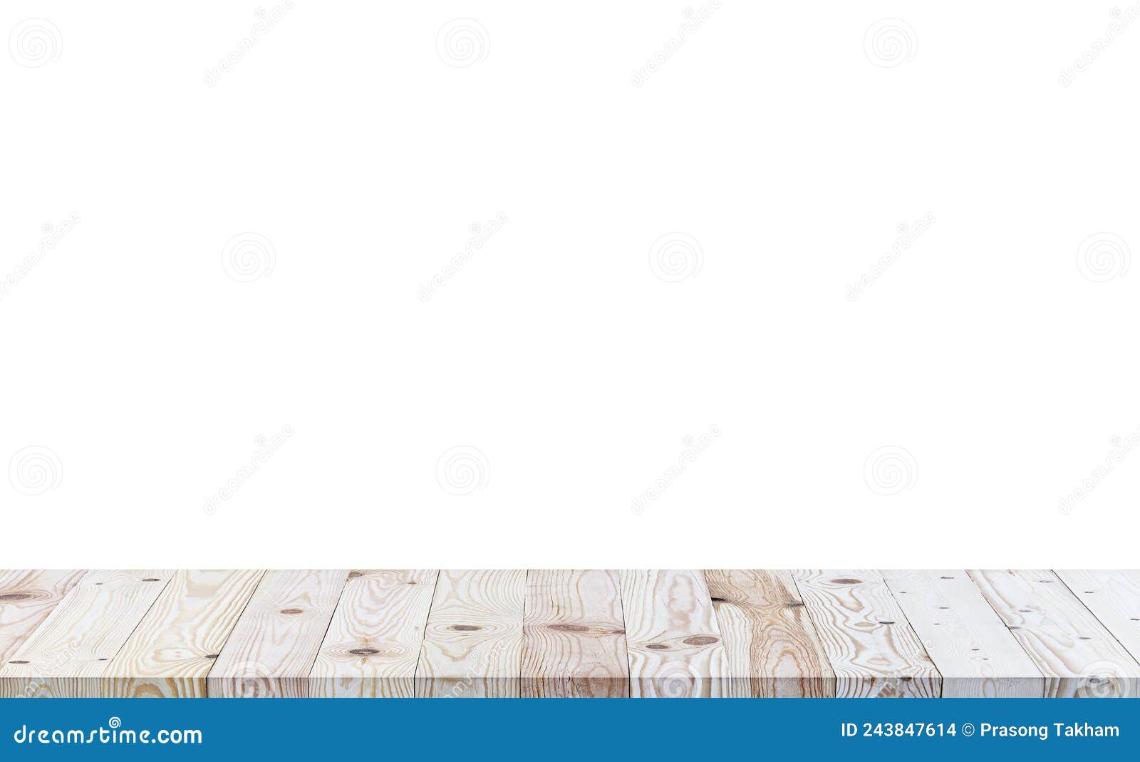 Isolated Wooden Shelf or Floor Texture on White Background Stock Photo ...