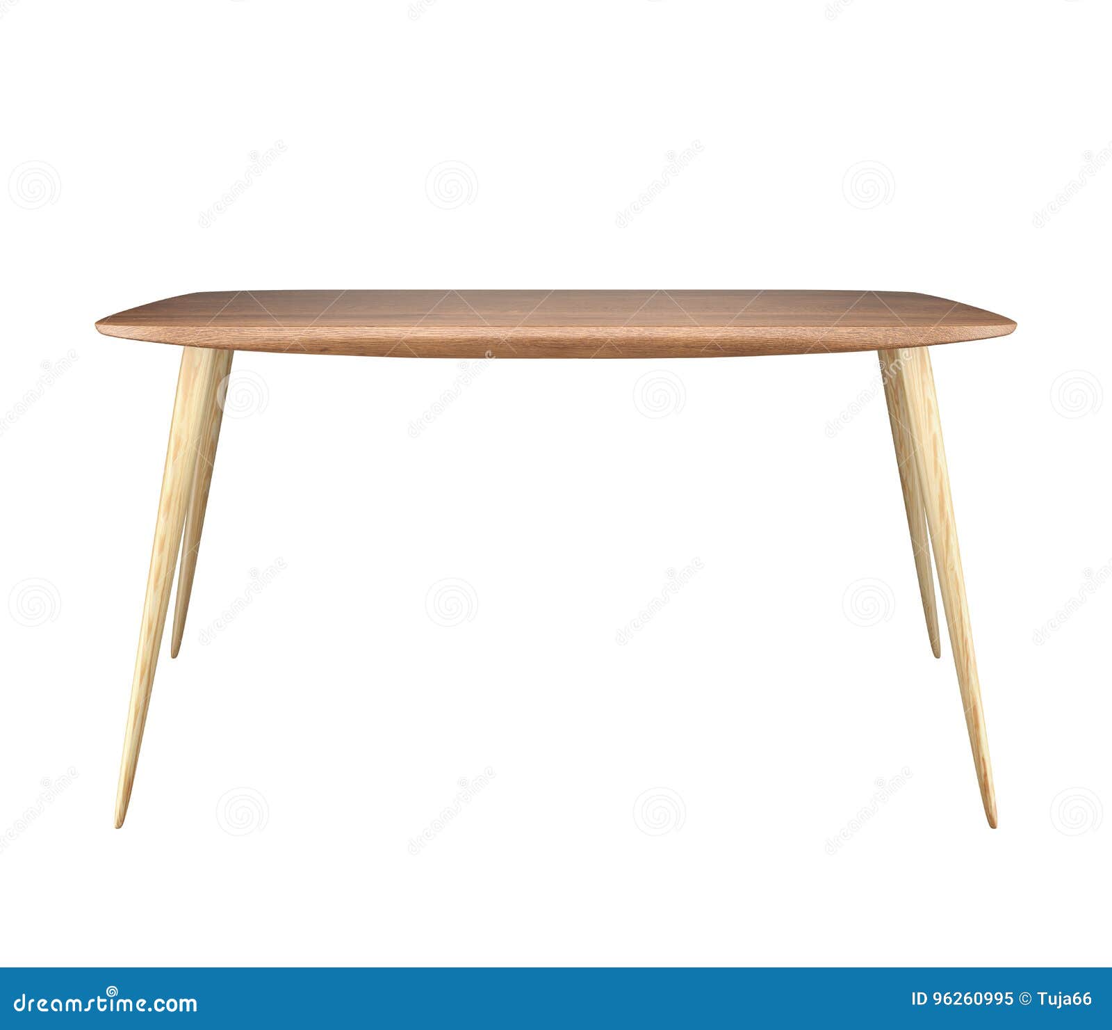 Isolated wooden table stock image. Image of deck, kitchen - 96260995