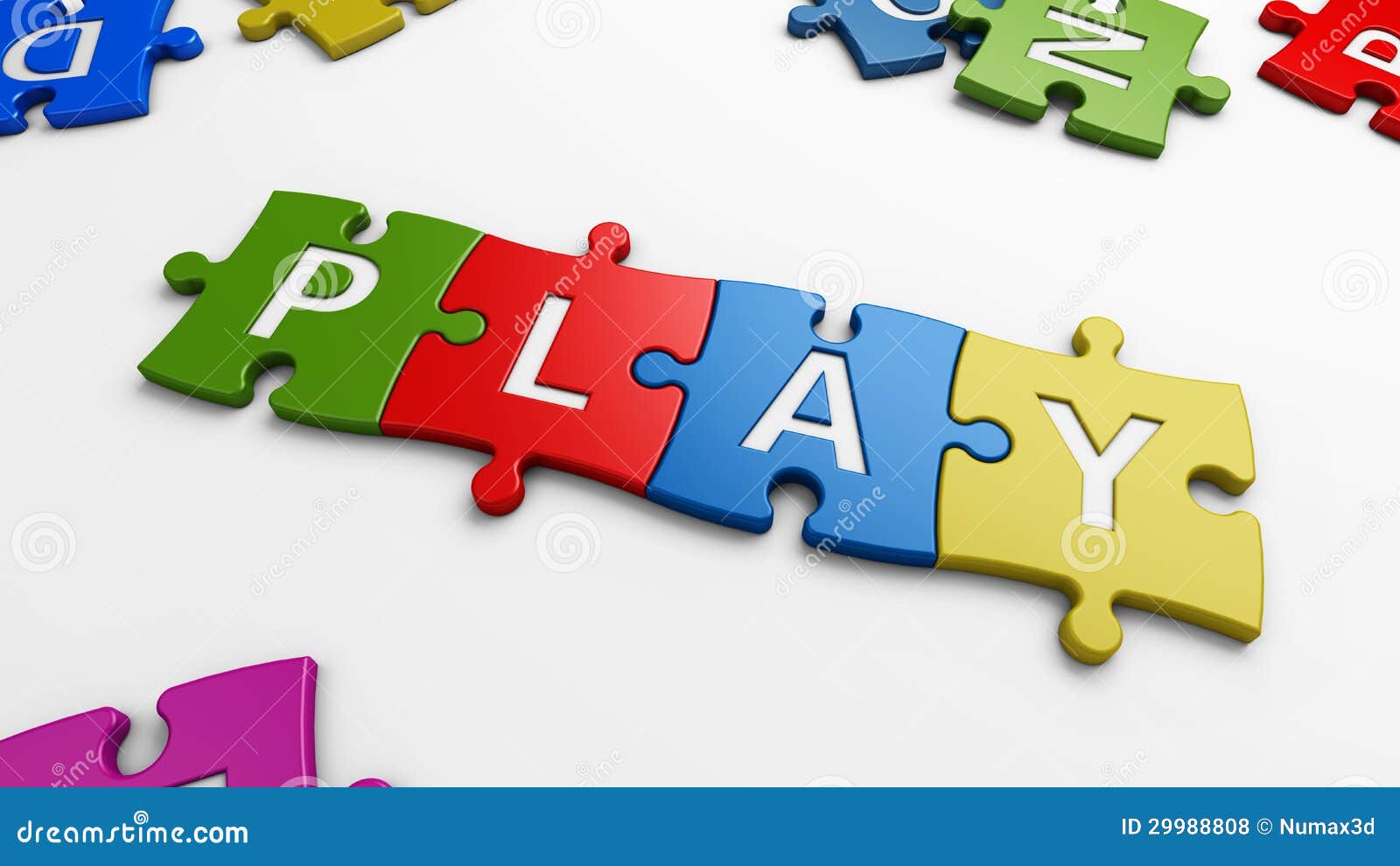 Word play stock illustration. Illustration of word, toys - 29988808