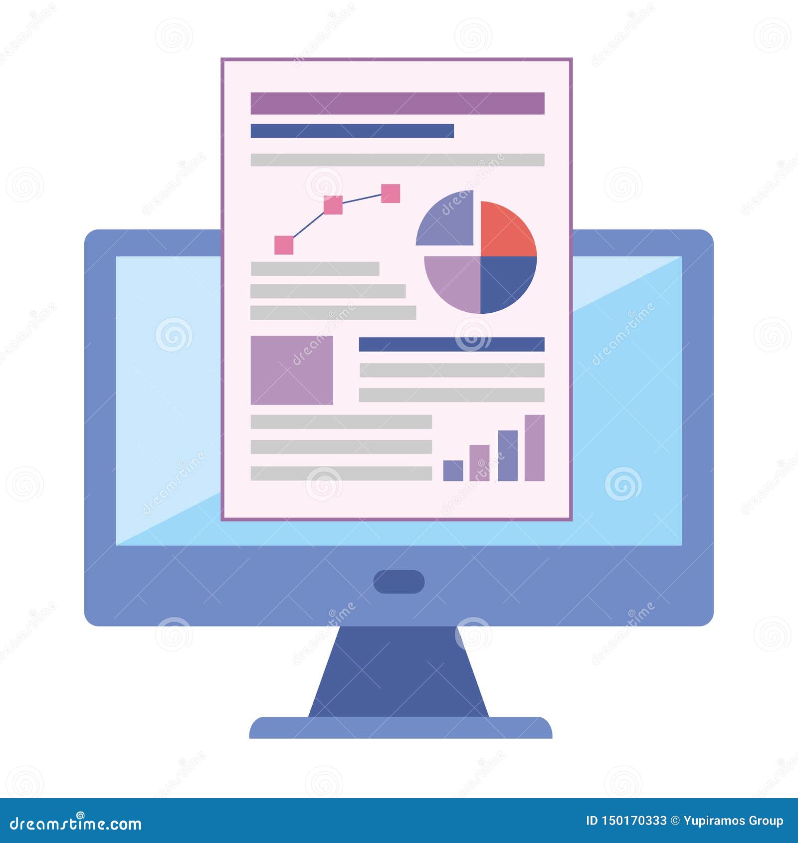 Isolated Workflow and Infographic Design Stock Vector - Illustration of presentation, analytics ...