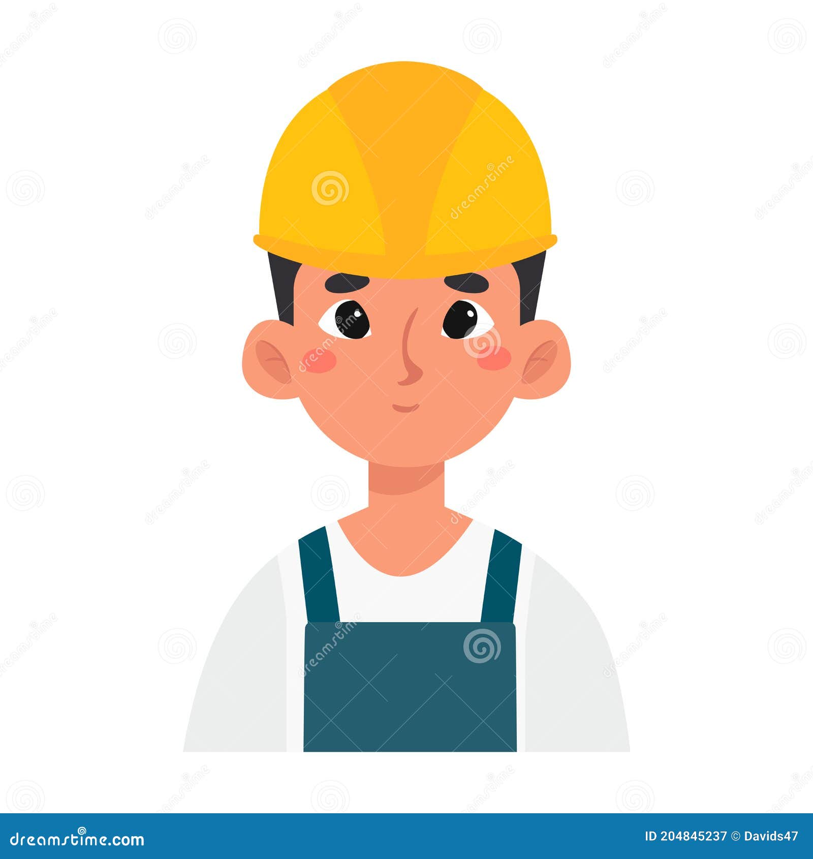 Isolated working man icon stock vector. Illustration of doctor - 204845237