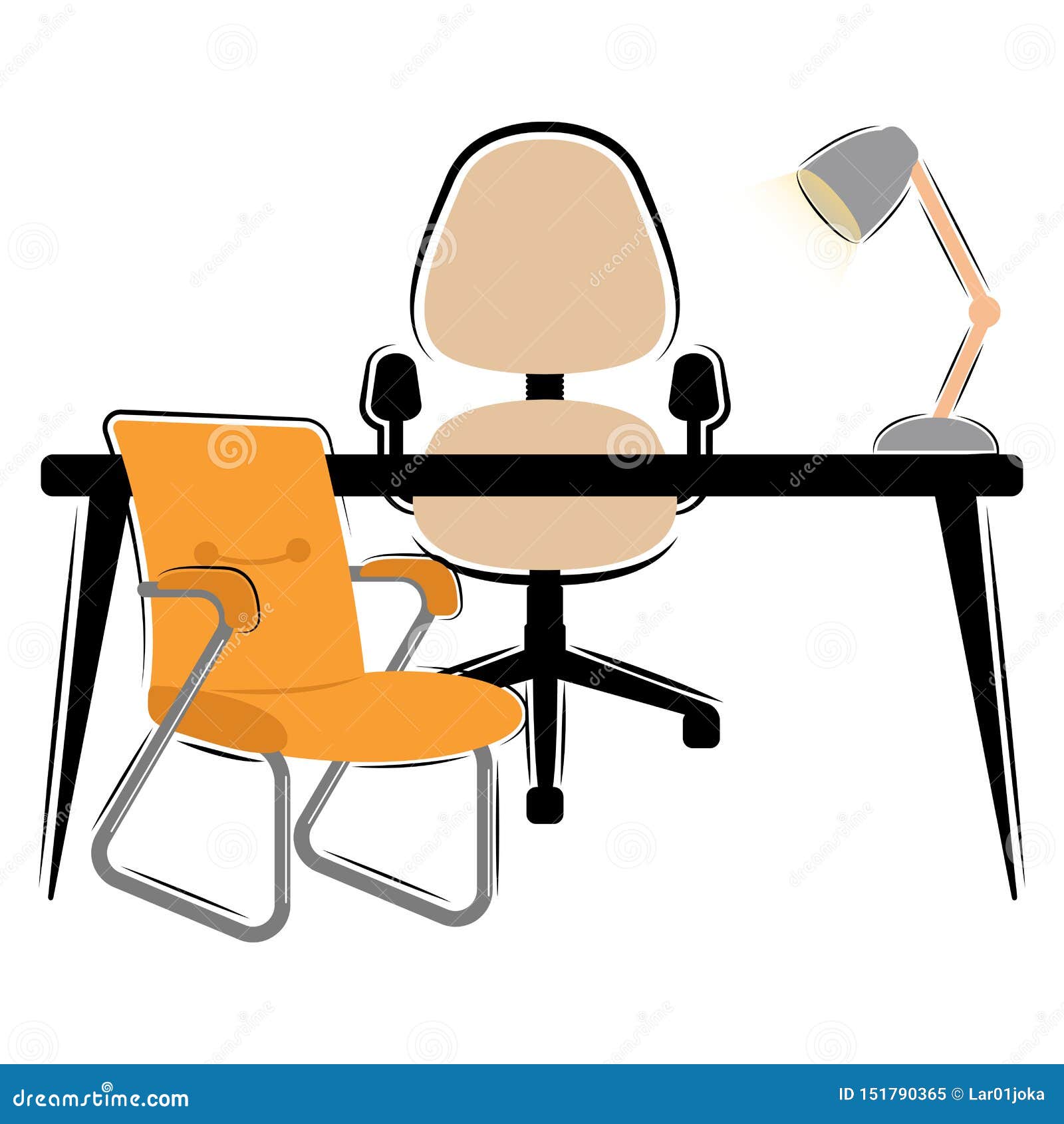 Isolated workstation image stock vector. Illustration of monitor ...