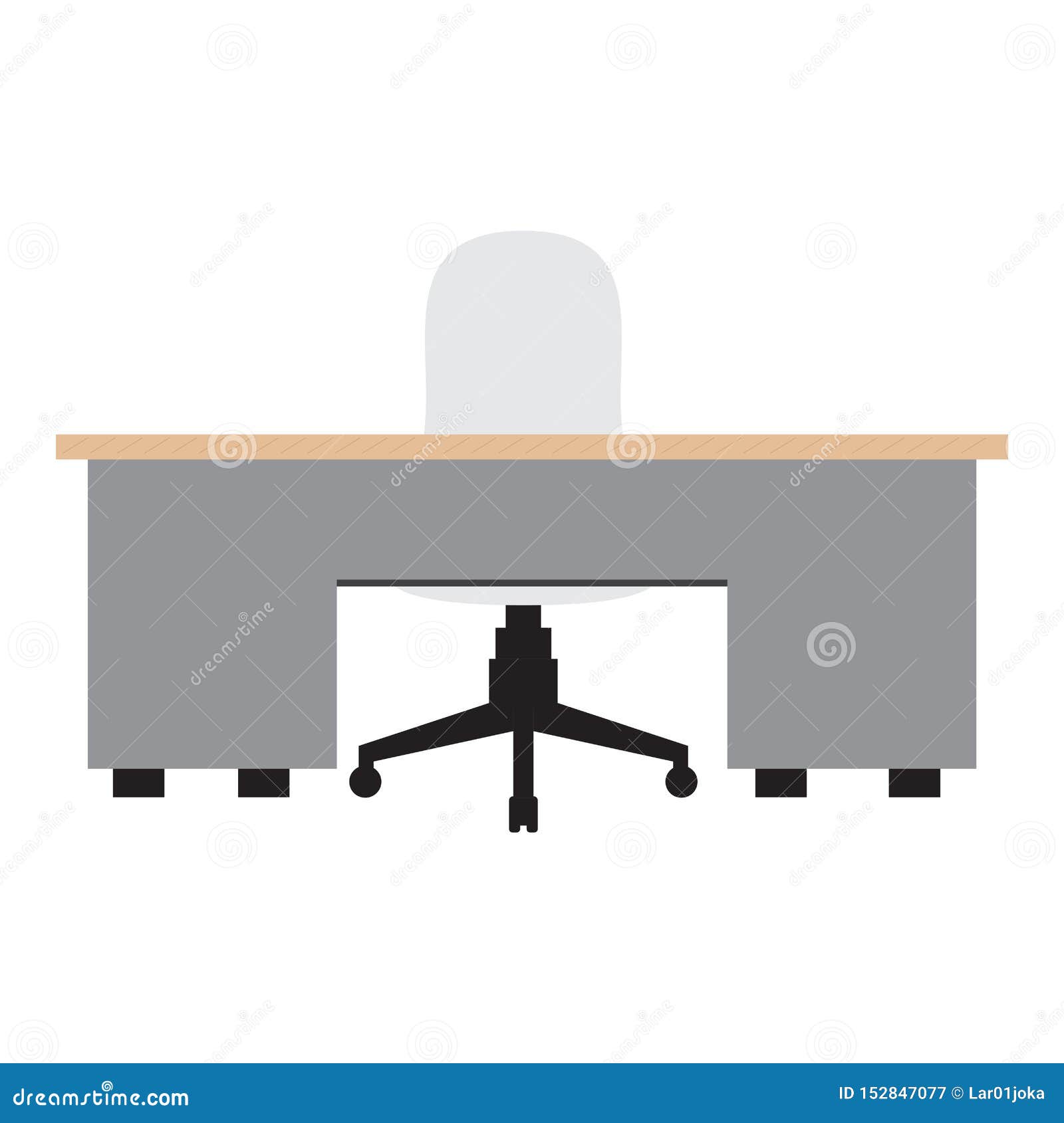 Isolated workstation image stock vector. Illustration of workplace ...