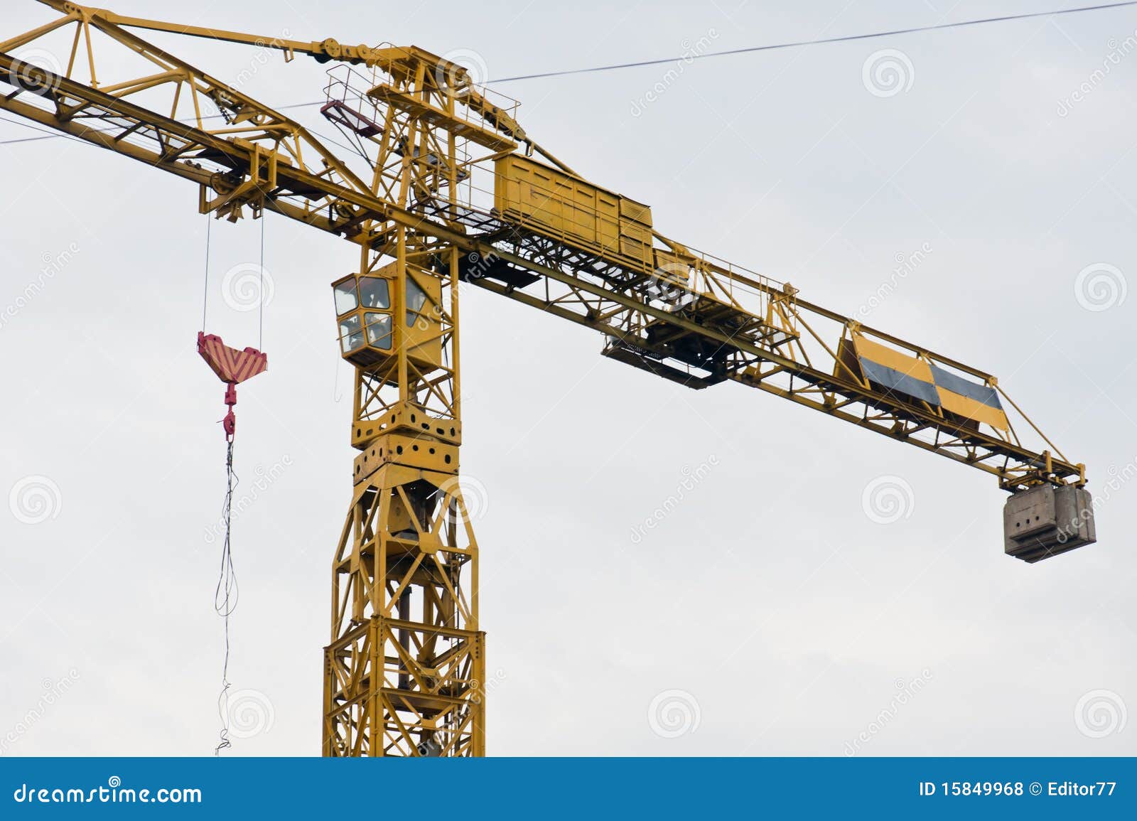 Crane details stock photo. Image of crane, work, isolated - 15849968