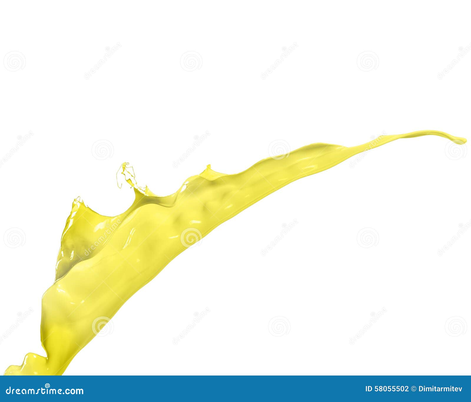 Isolated yellow splash stock photo. Image of abstract - 58055502