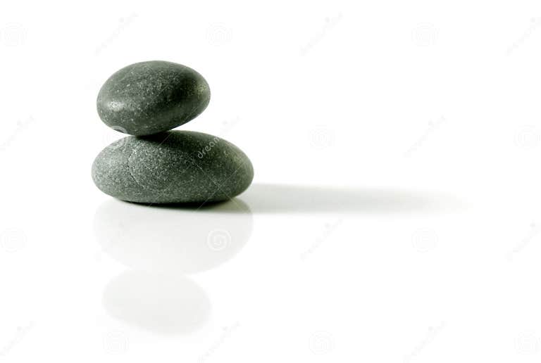 Isolated zen rocks stock image. Image of black, balance - 3093265