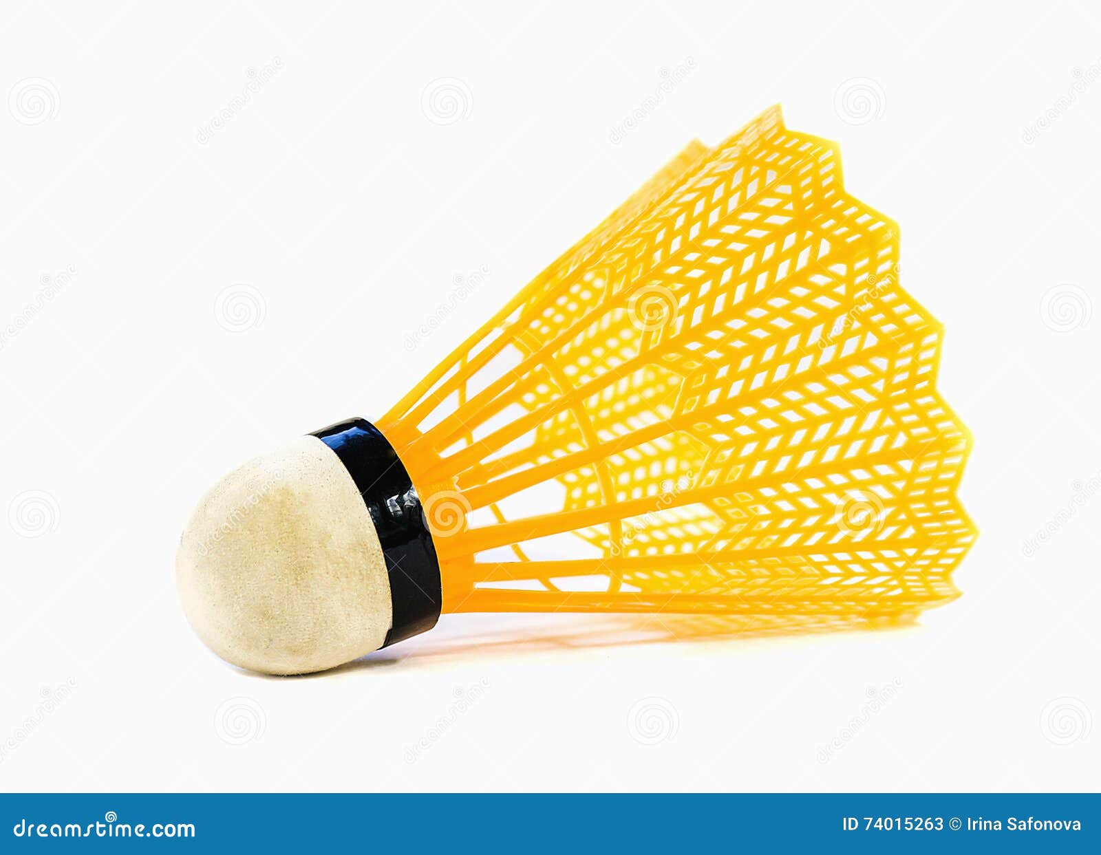 Isolates the Birdie for Badminton Stock Image - Image of shuttlecock ...