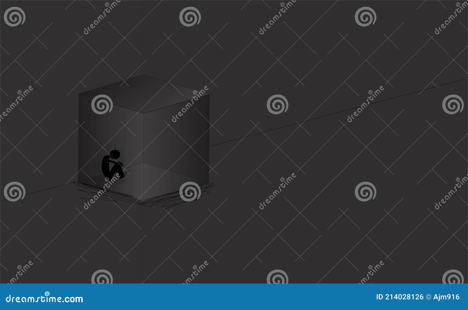 COVID 19, Isolation, Fear and Depression Concept, in Need of a Helping ...