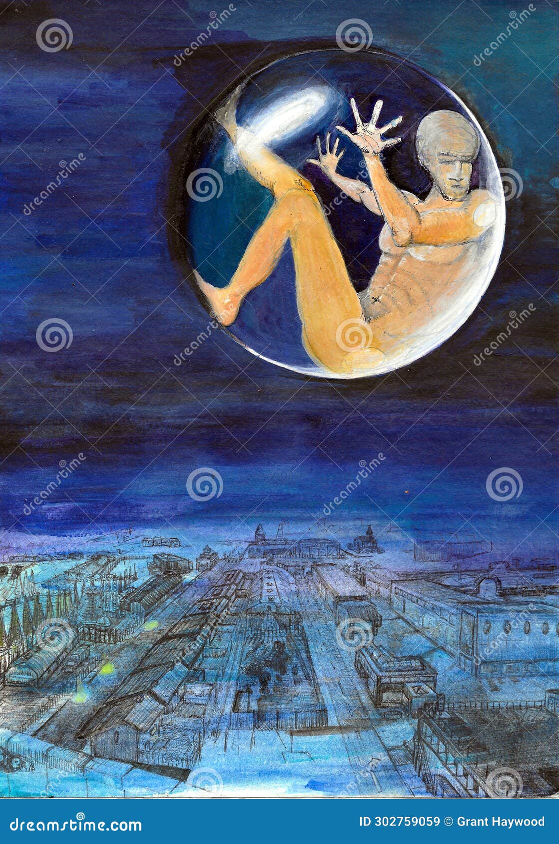 Isolation bubble drawing stock image. Image of drawing - 302759059