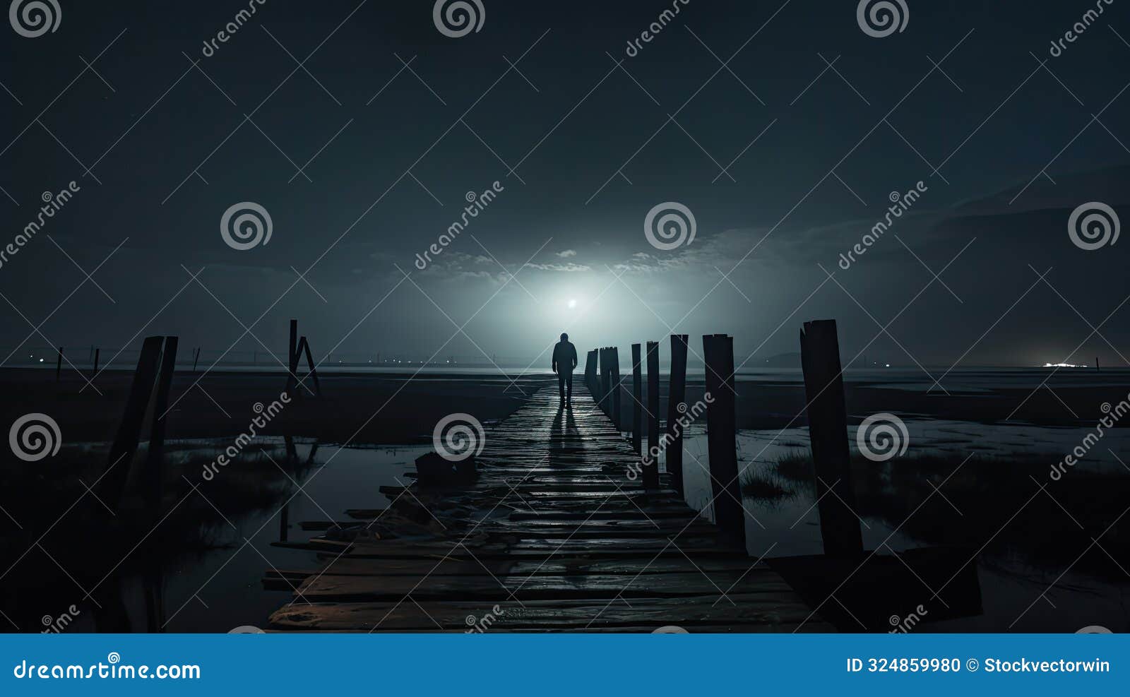 Isolation dark platform stock illustration. Illustration of citylights ...
