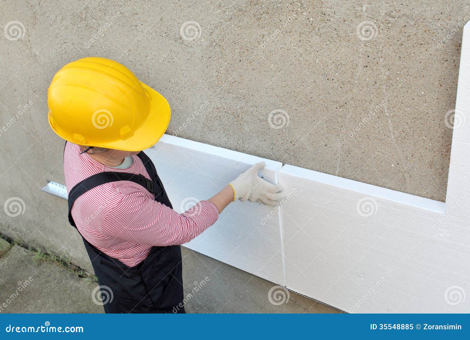 Isolation De Mousse De Styrol Image stock - Image du casque ...