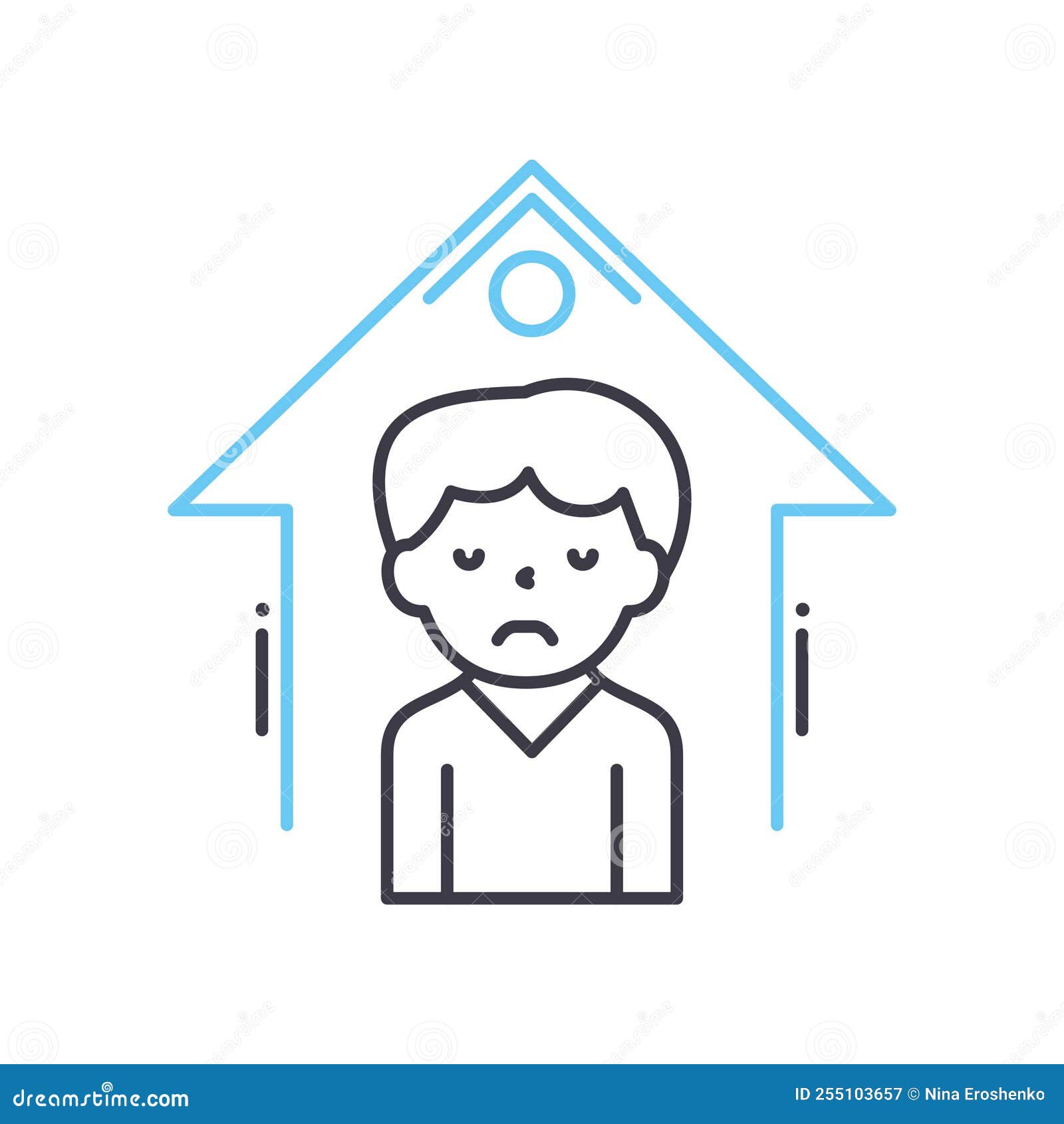 Isolation Line Icon, Outline Symbol, Vector Illustration, Concept Sign ...