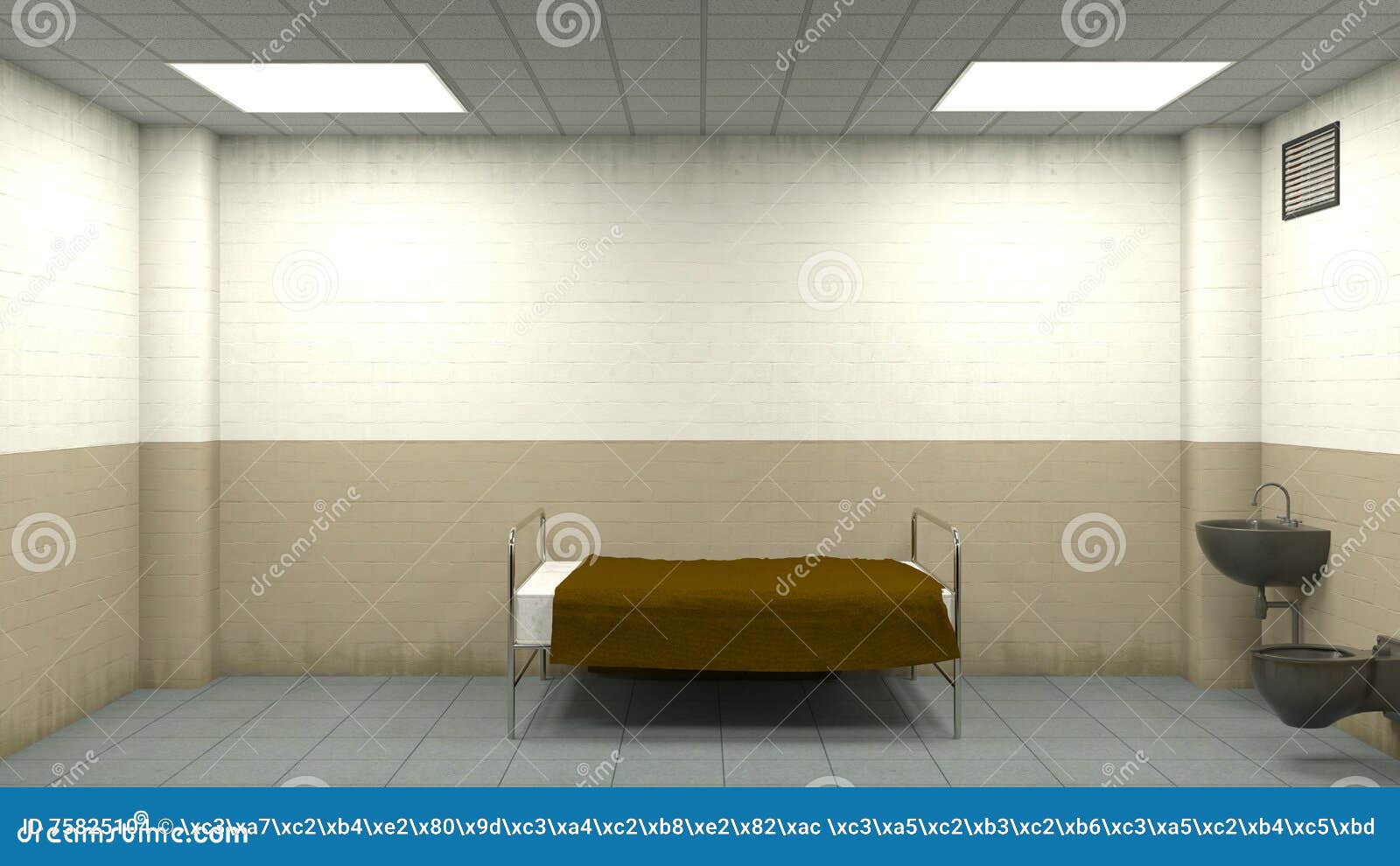 Isolation room stock photo. Image of restroom, hospital - 75825104
