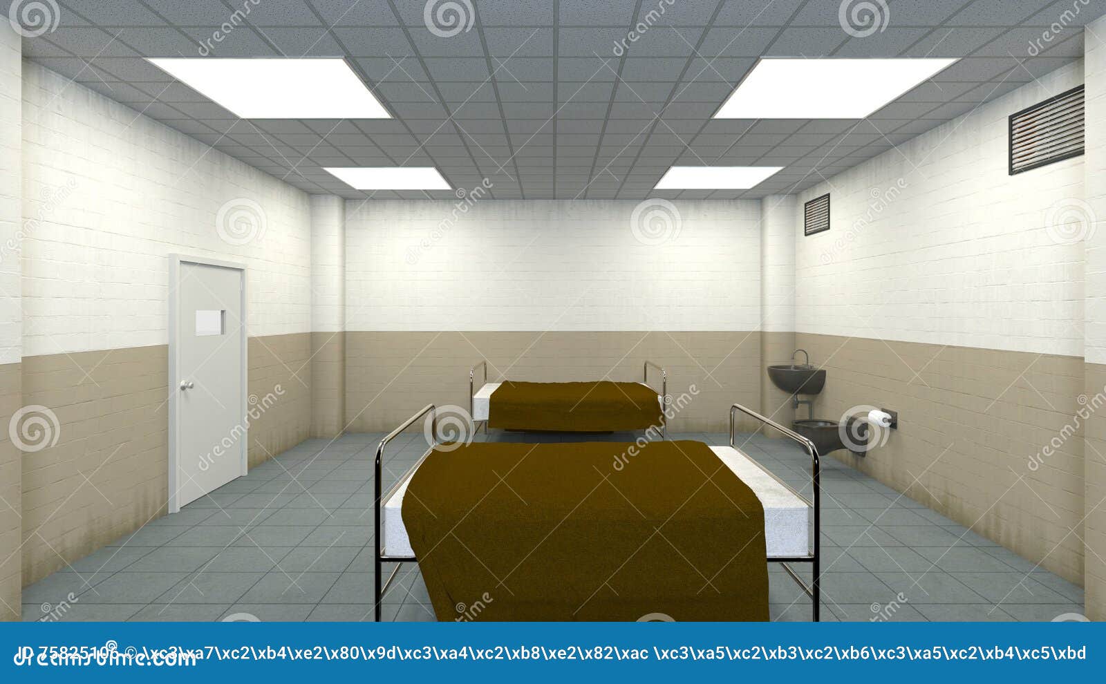 Isolation room stock photo. Image of institute, research - 75825106