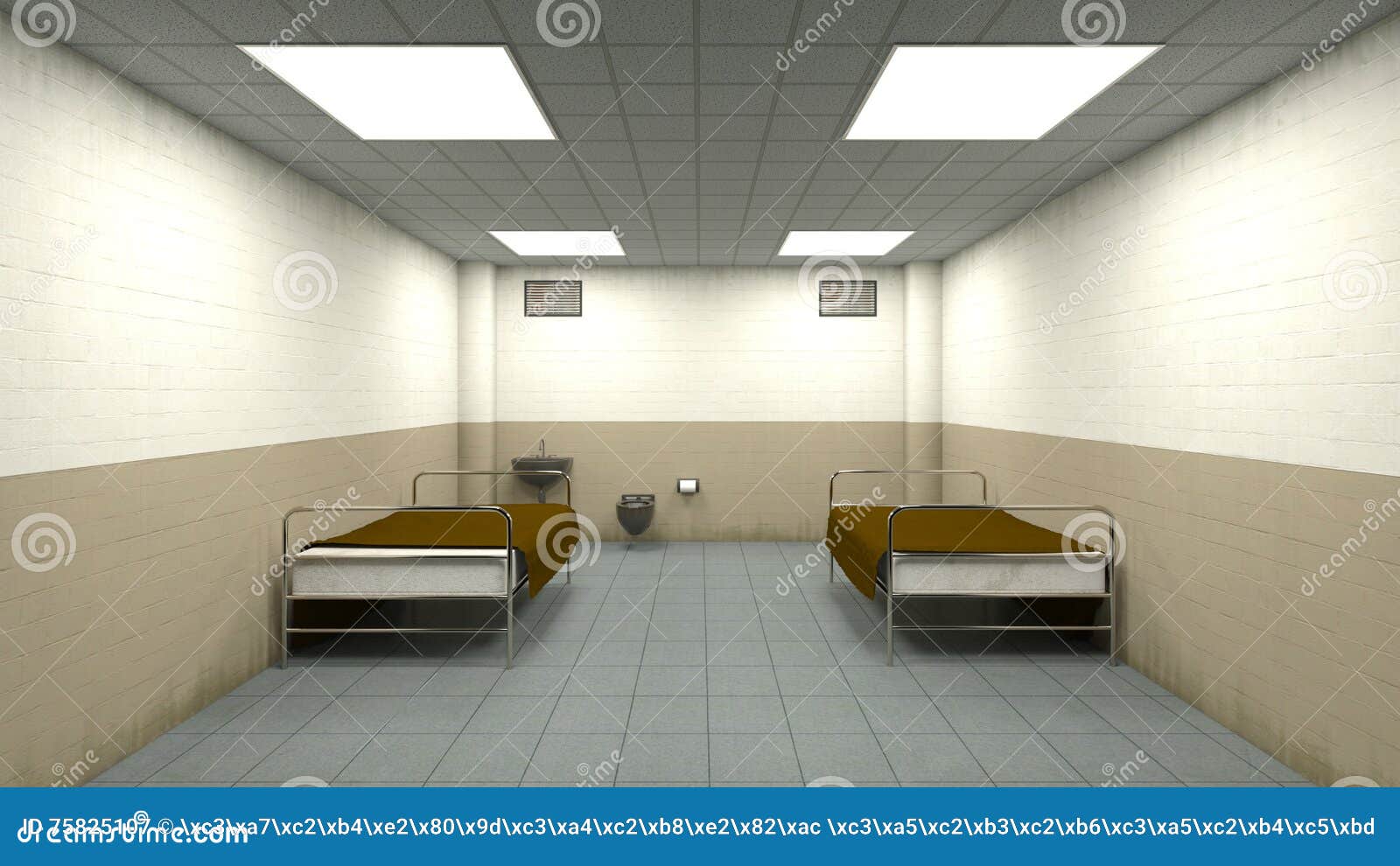 Isolation room stock image. Image of zelle, restroom - 75825107