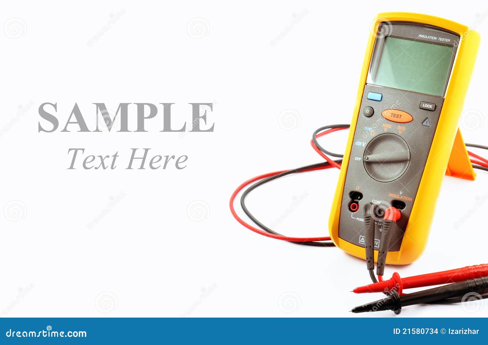 Isolation Tester with Input Text Stock Photo - Image of indication ...
