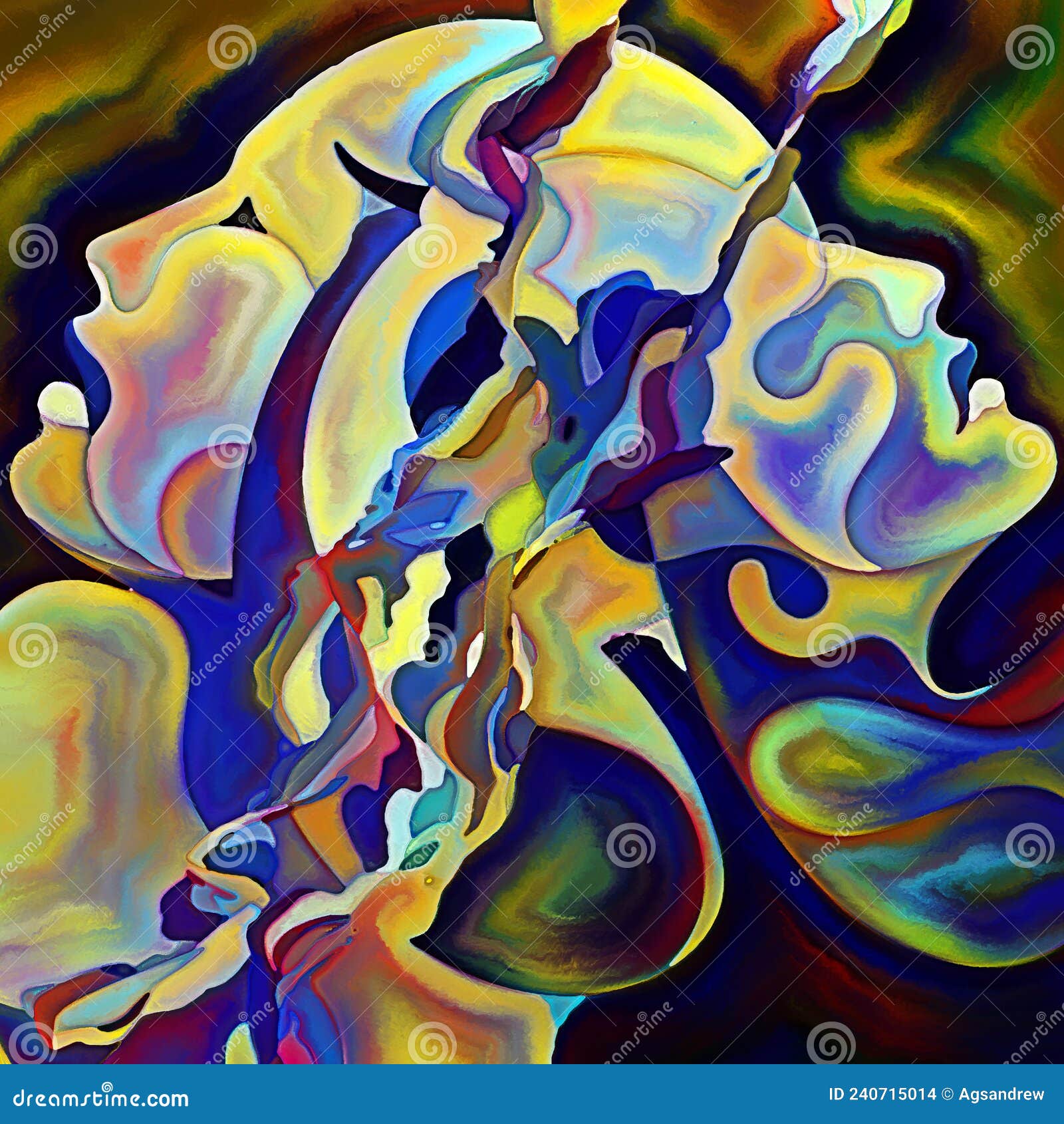 Isolation through Us stock illustration. Illustration of contrasty ...