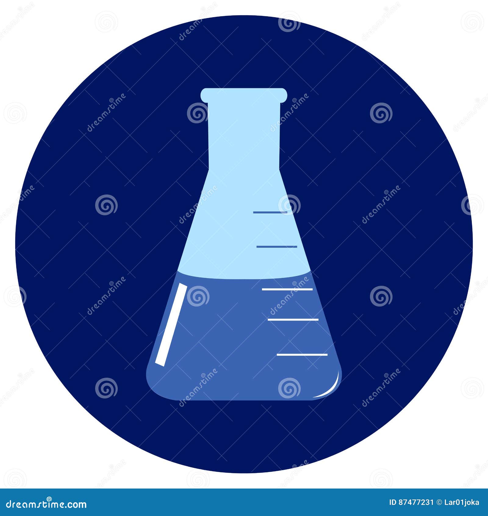 Isolerad erlenmeyer symbol vektor illustrationer. Illustration av grupp ...