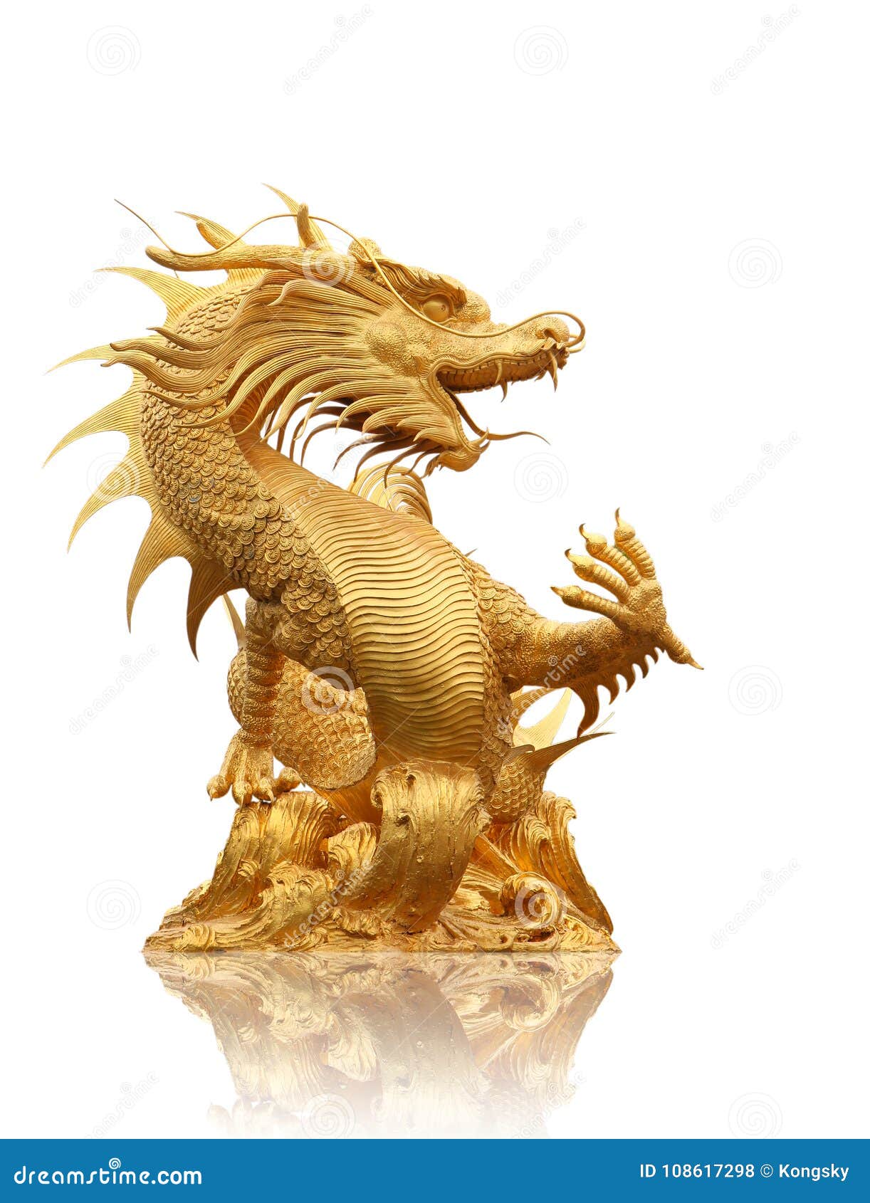 Isolerad kinesisk drake arkivfoto. Bild av abstrakt - 108617298