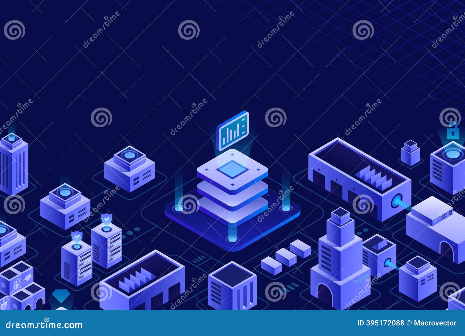 Blockchain Network Growing Across Africas Map Advancing Digital ...