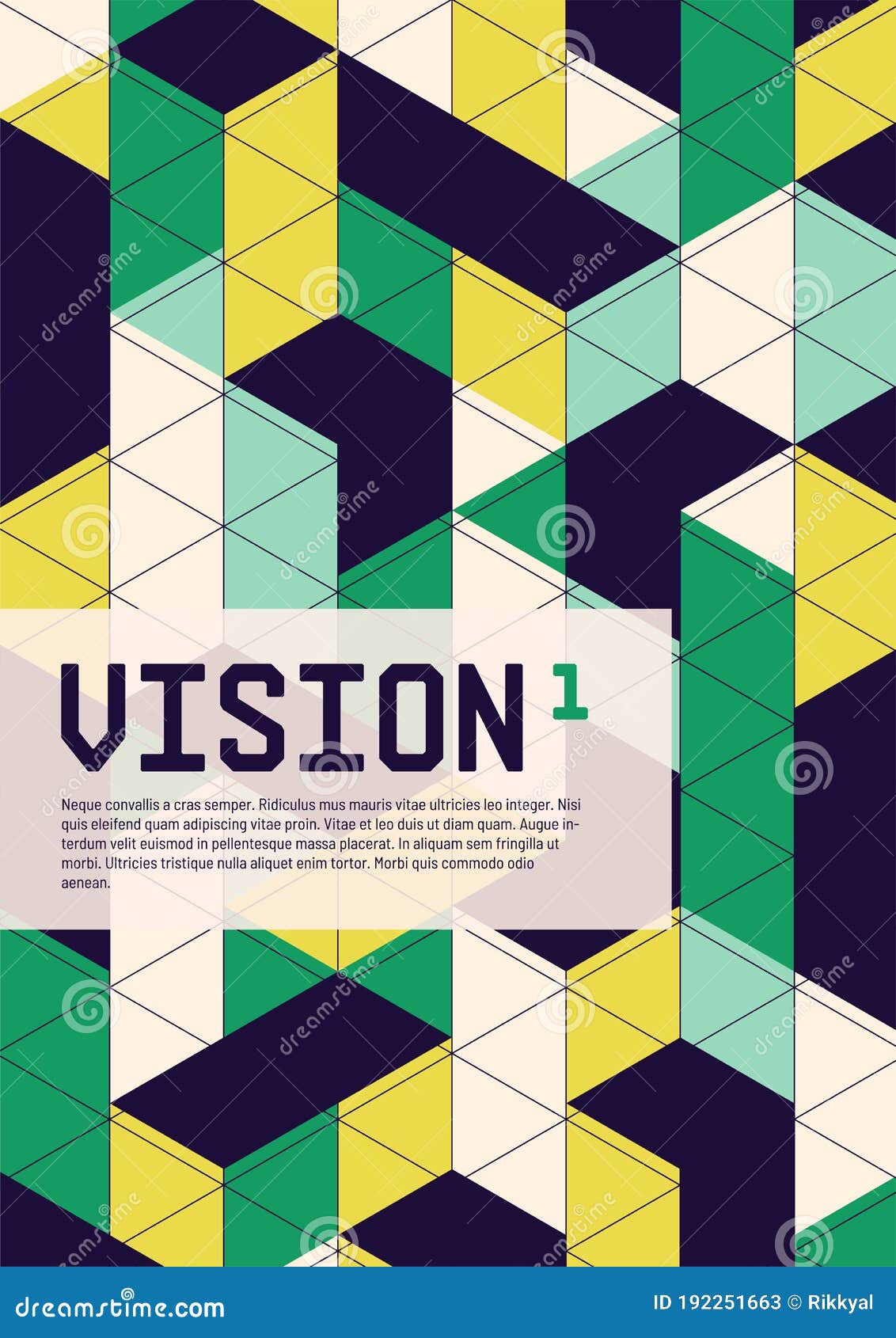 Isometric Abstract Cover, Poster, Background Vector Design Stock Vector ...