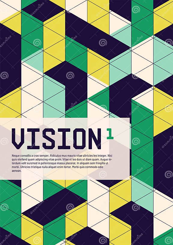 Isometric Abstract Cover, Poster, Background Vector Design Stock Vector ...