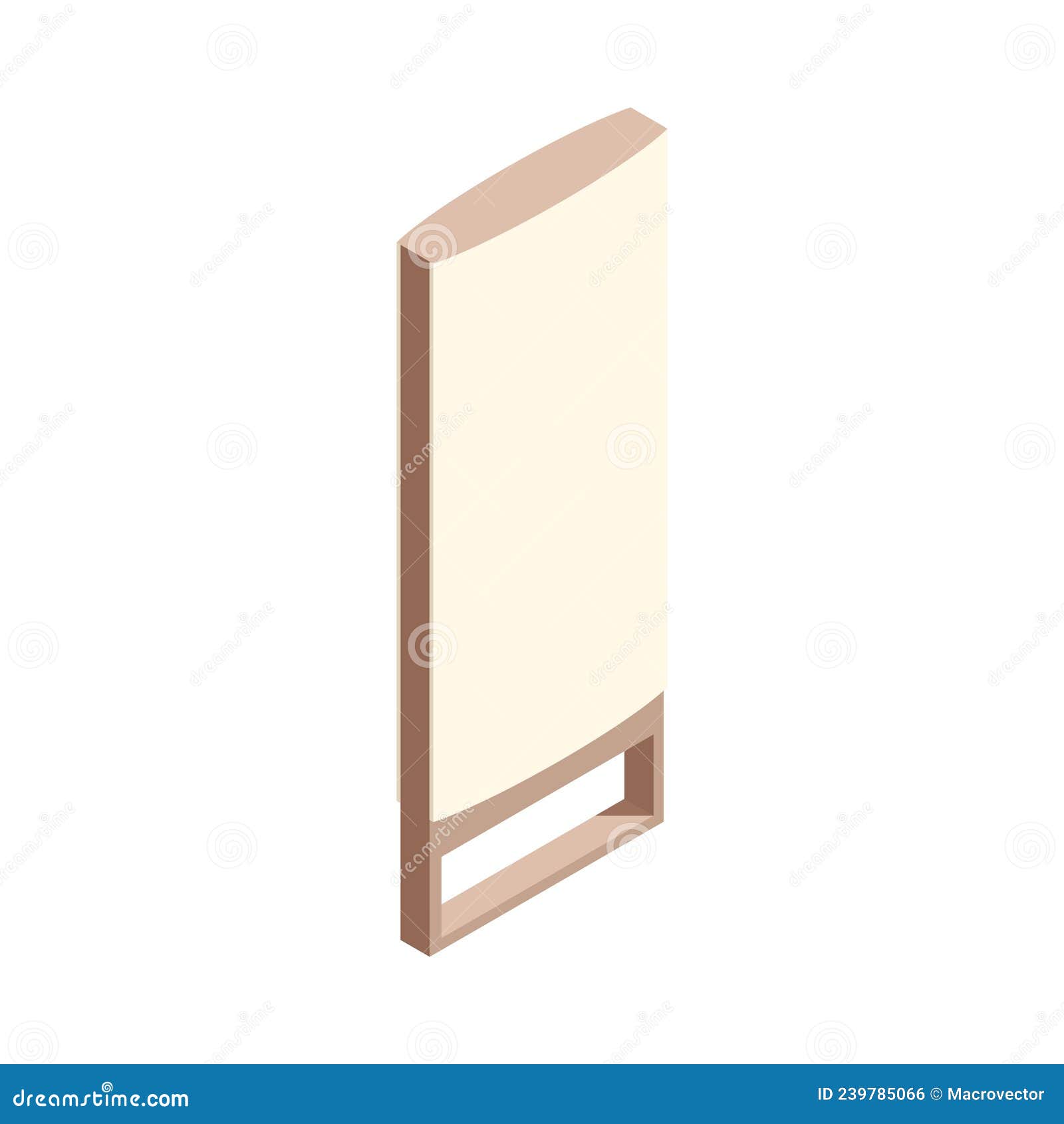 Isometric Advertising Panel Stock Vector - Illustration of visual ...