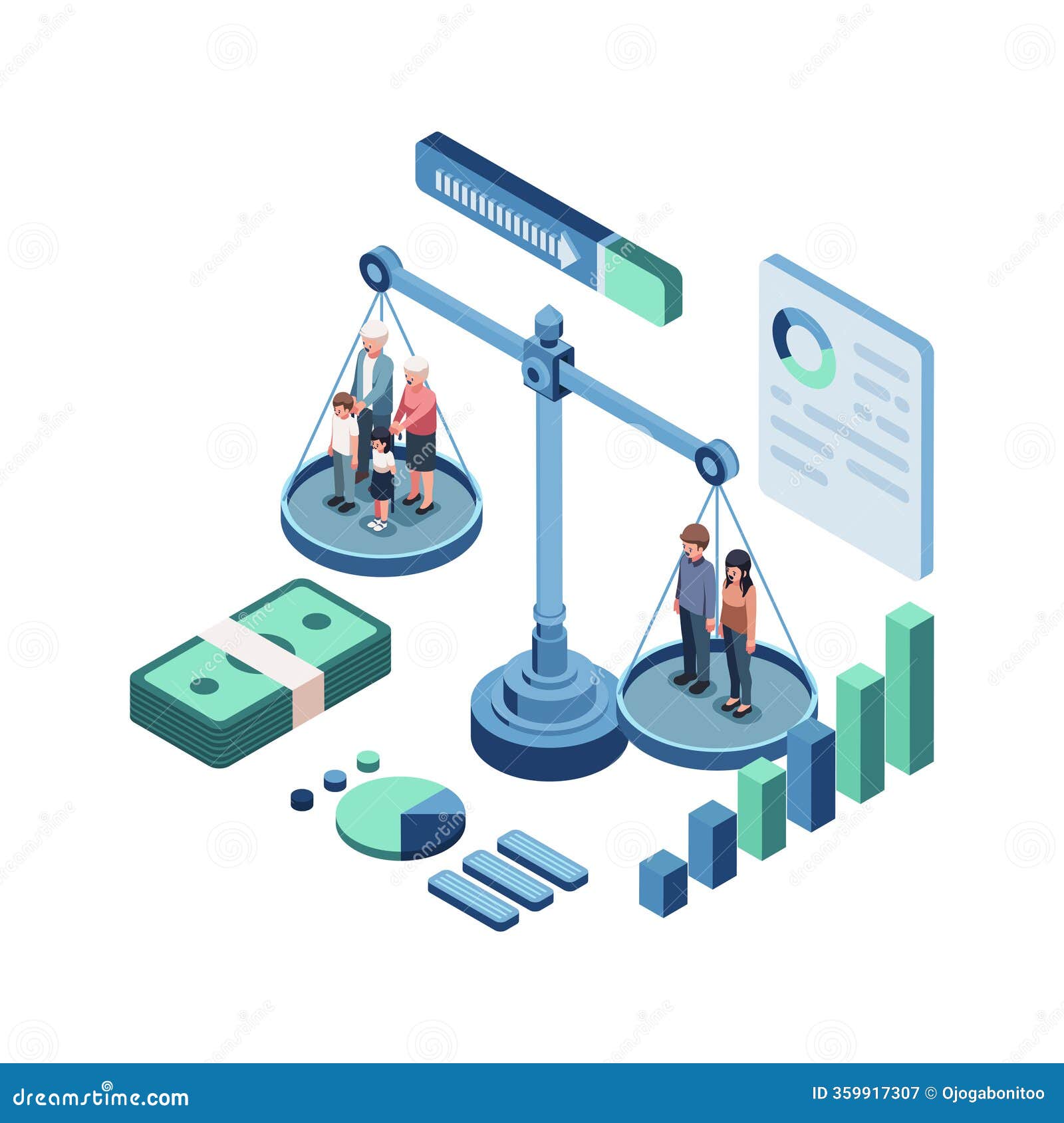 Isometric Age Dependency Ratio with Scale Balancing Generations Stock ...