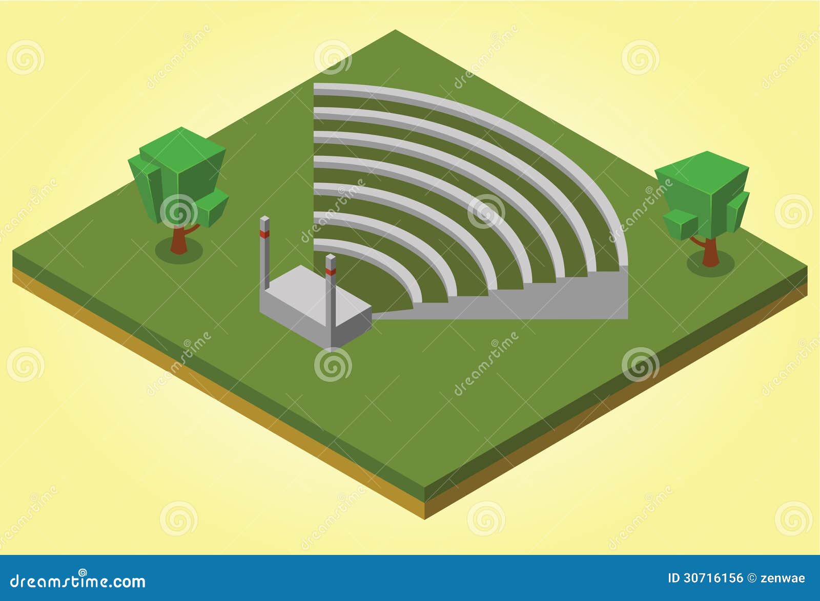 Amphitheater Cartoons, Illustrations & Vector Stock Images - 3513 ...