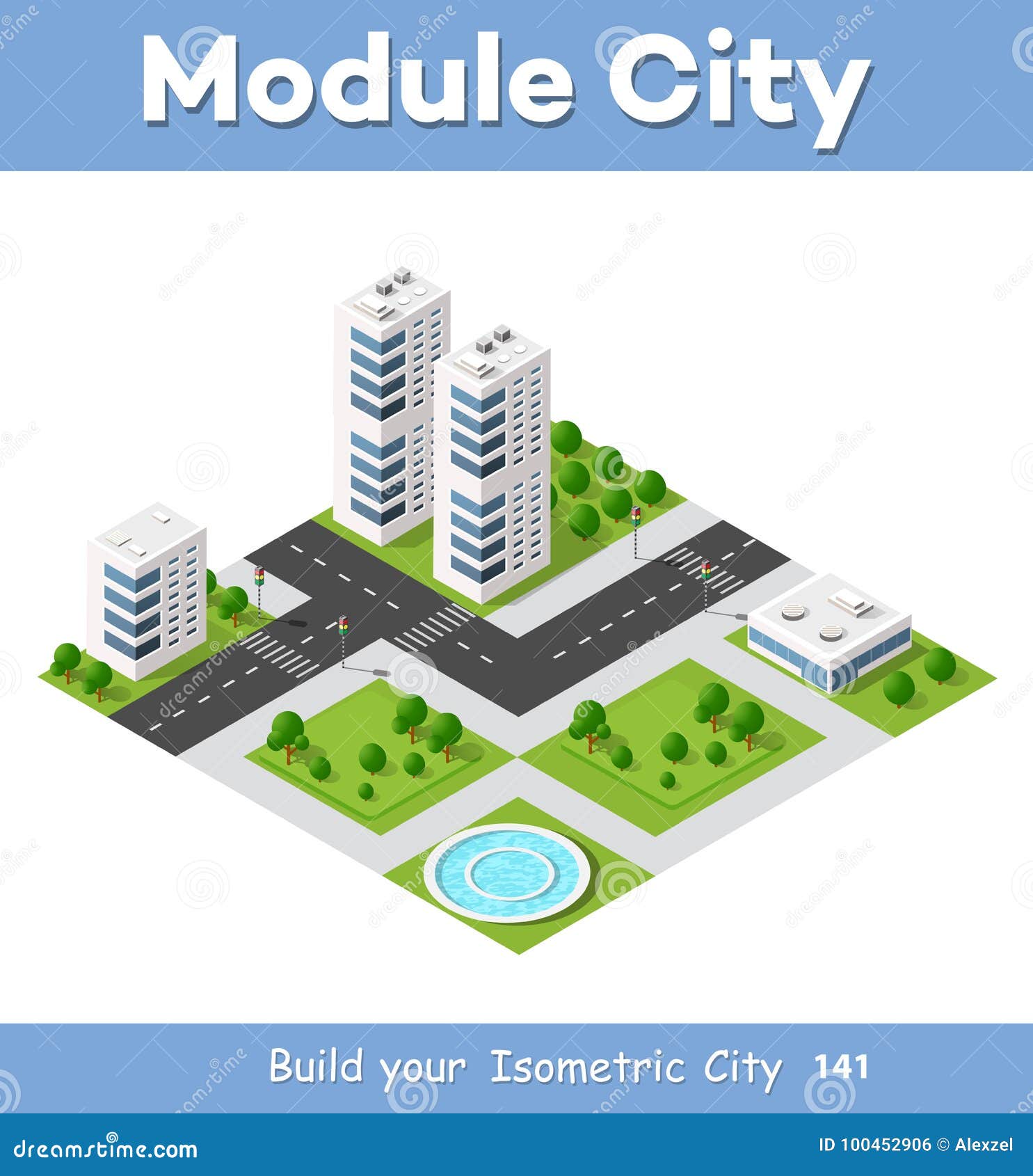 Isometric Area is the Landscape Stock Vector - Illustration of ...