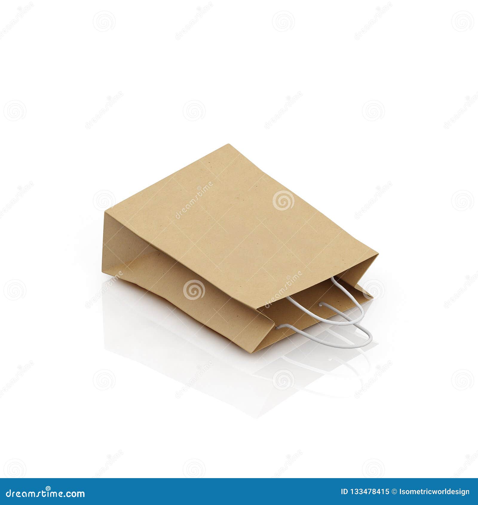 Isometric bag 3D rendering stock illustration. Illustration of backpack ...