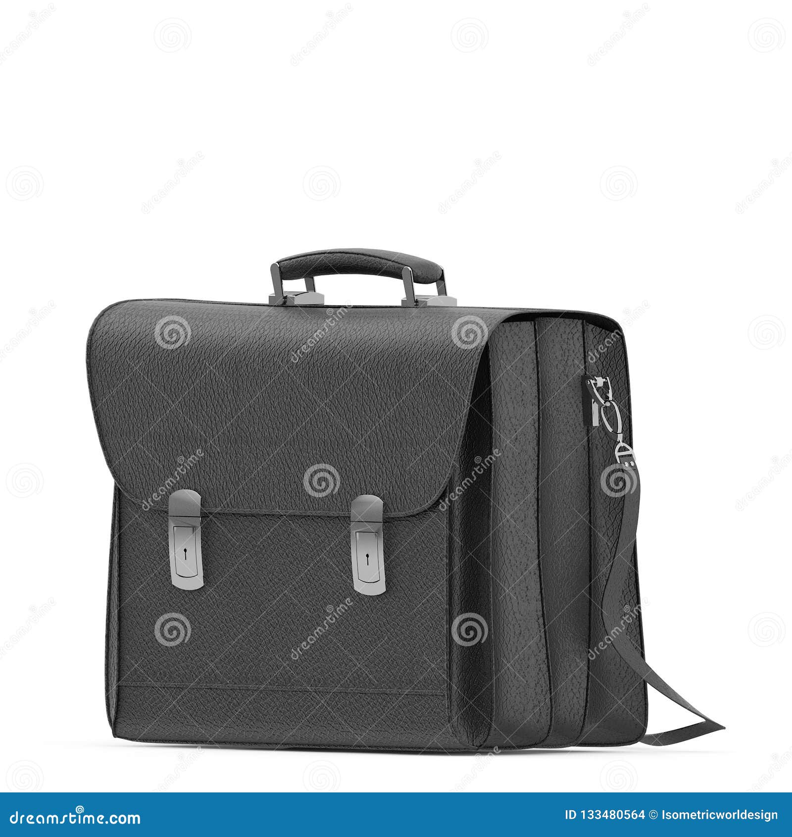 Isometric bag 3D rendering stock photo. Image of carry - 133480564