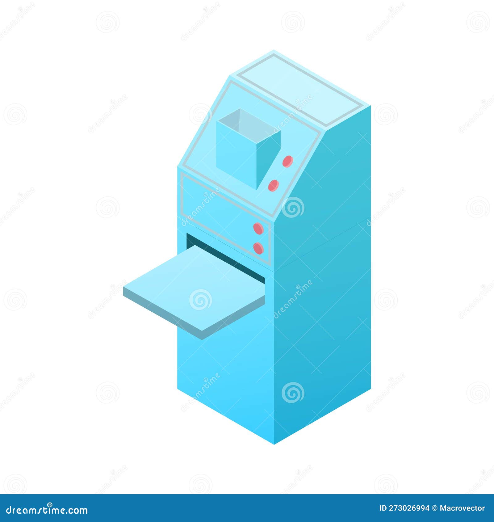 Isometric Bakery Equipment stock vector. Illustration of restaurant ...