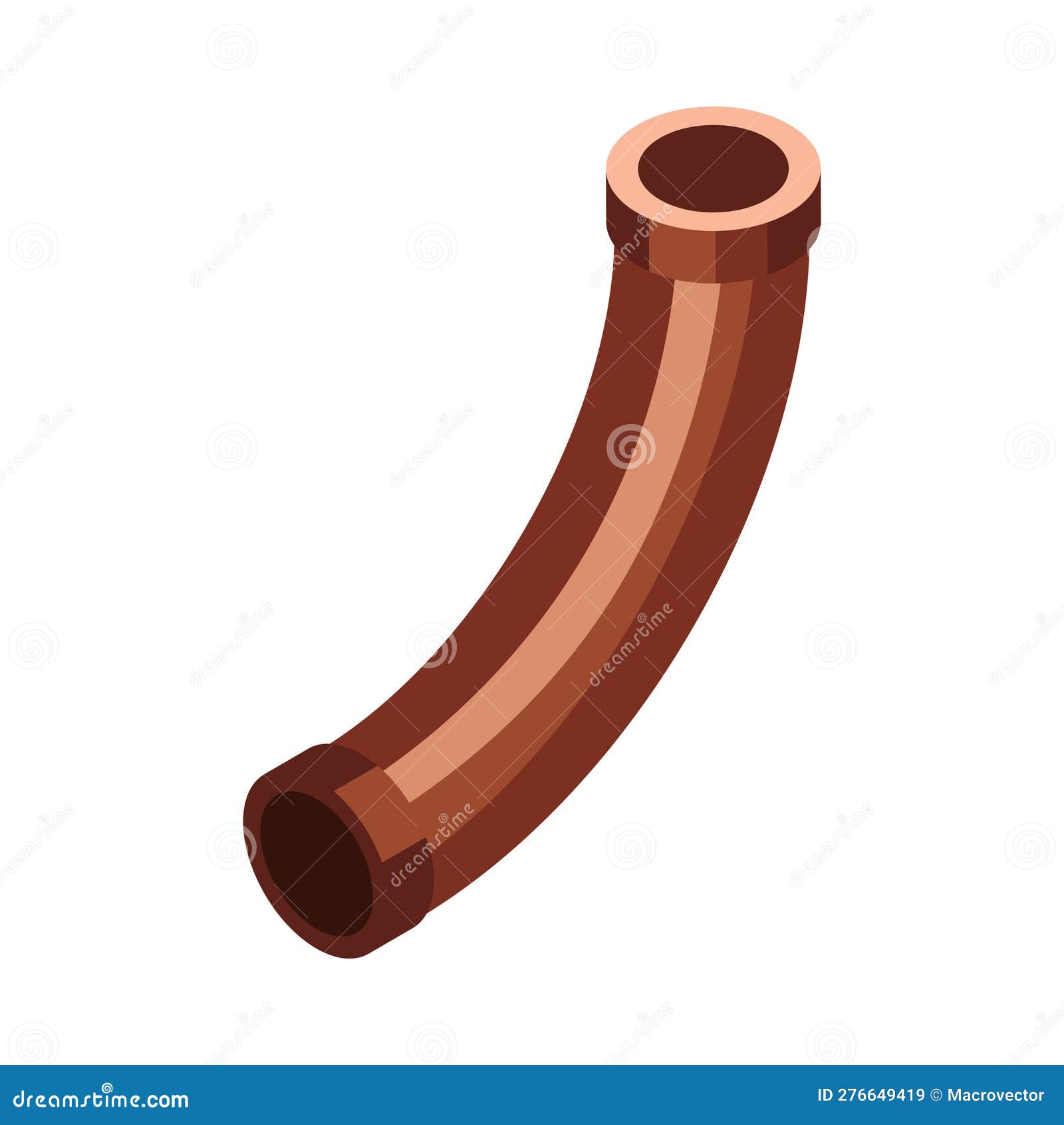 Pipe Isometric Icon stock vector. Illustration of industrial - 276649419