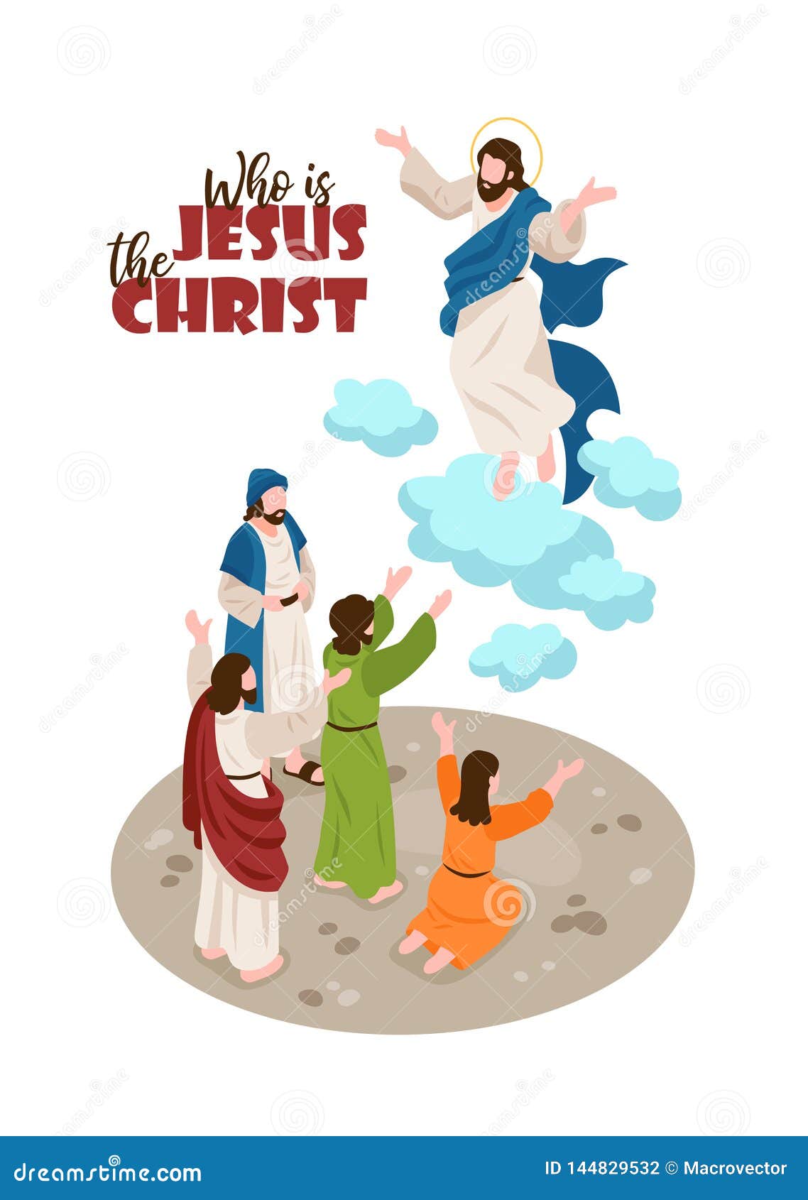 Isometric Bible Stories Flowchart Cartoon Vector | CartoonDealer.com ...