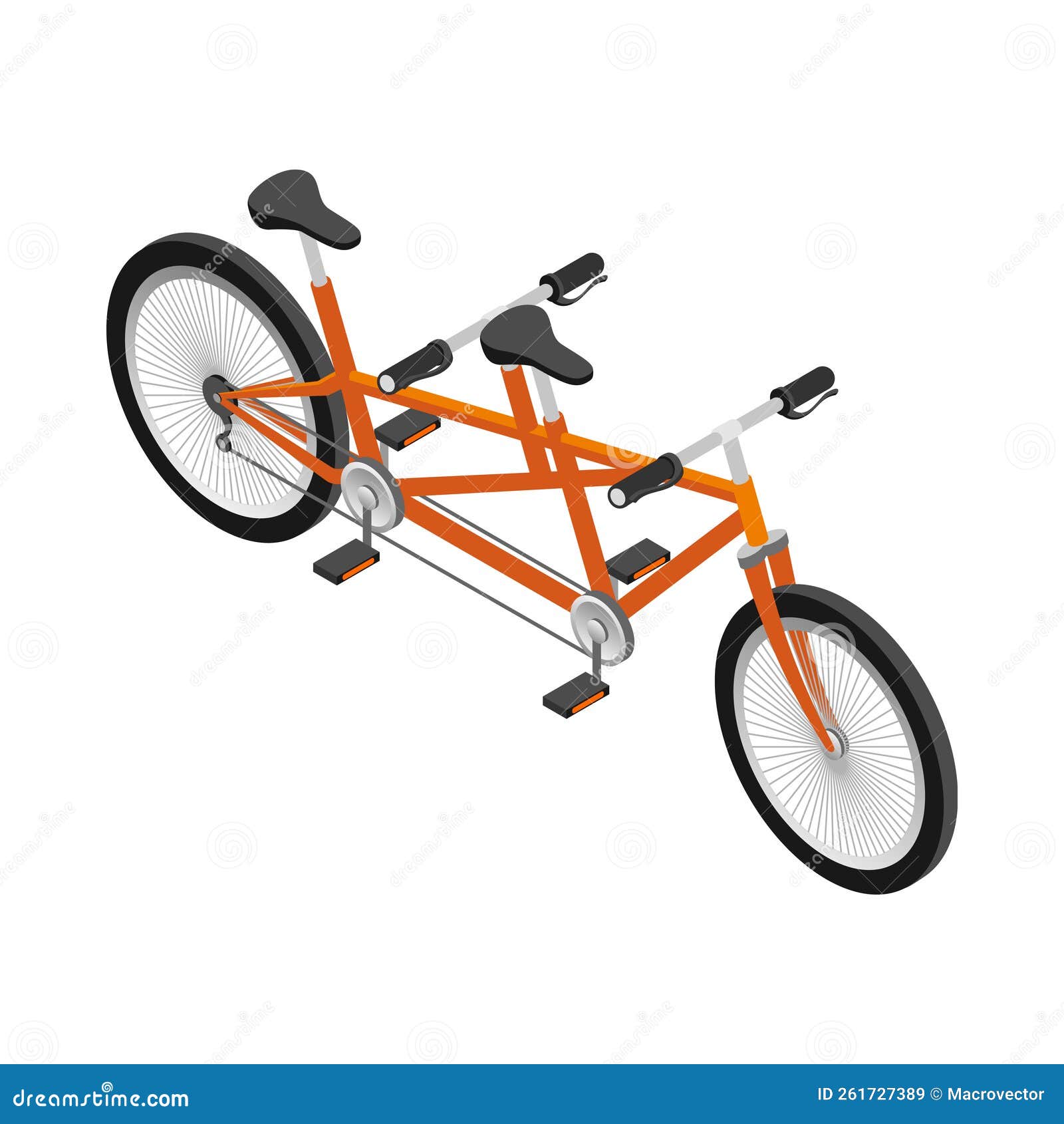 Isometric Bicycle Illustration Stock Vector - Illustration of sport ...