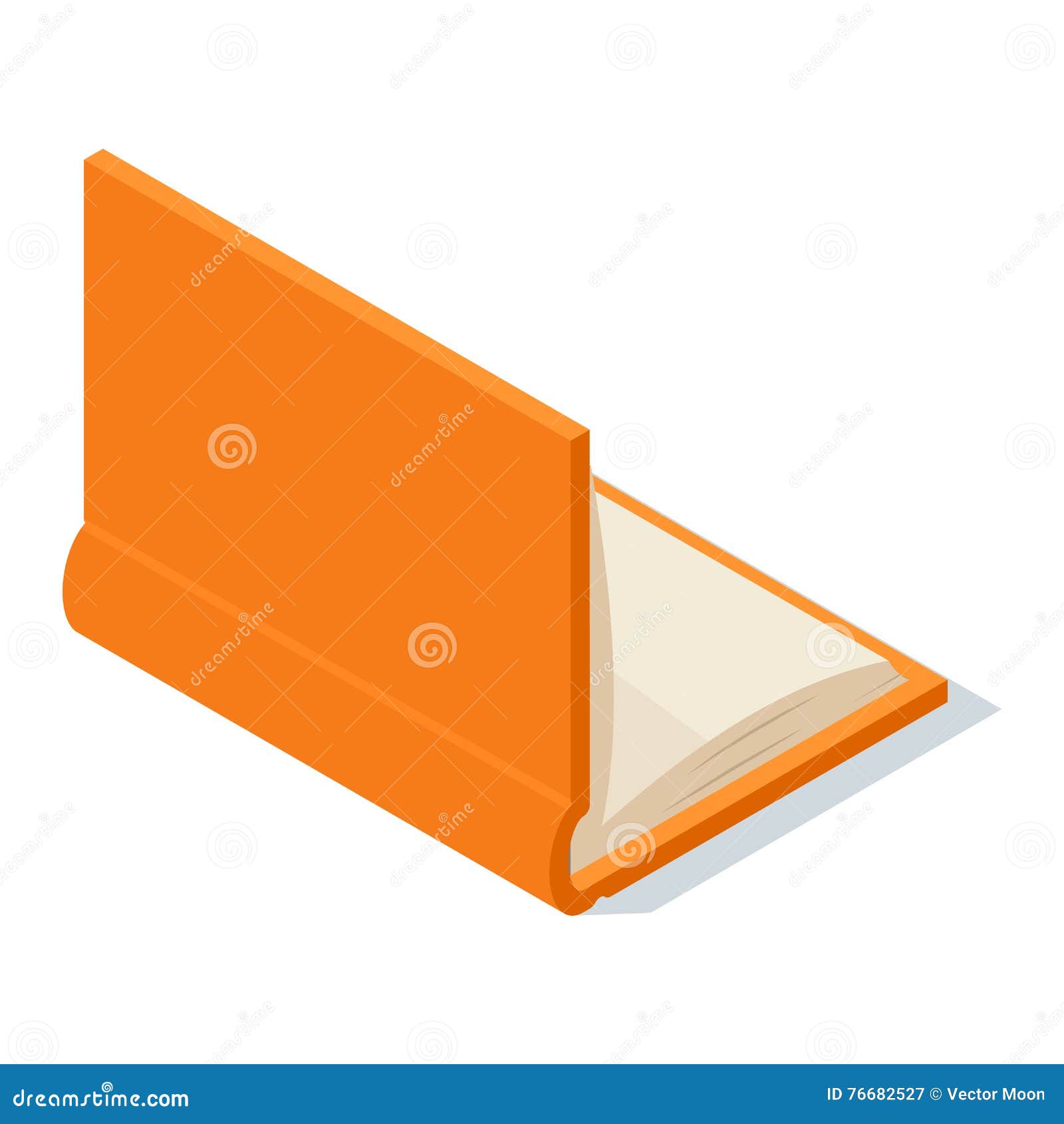 Isometric Book Icon Vector Illustration. Stock Vector - Illustration of ...