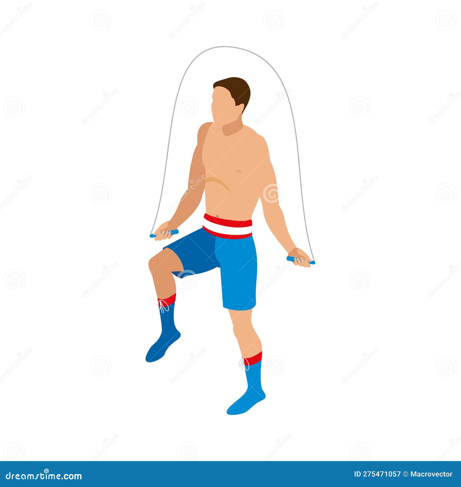 Isometric Boxer Illustration Stock Vector - Illustration of combative ...