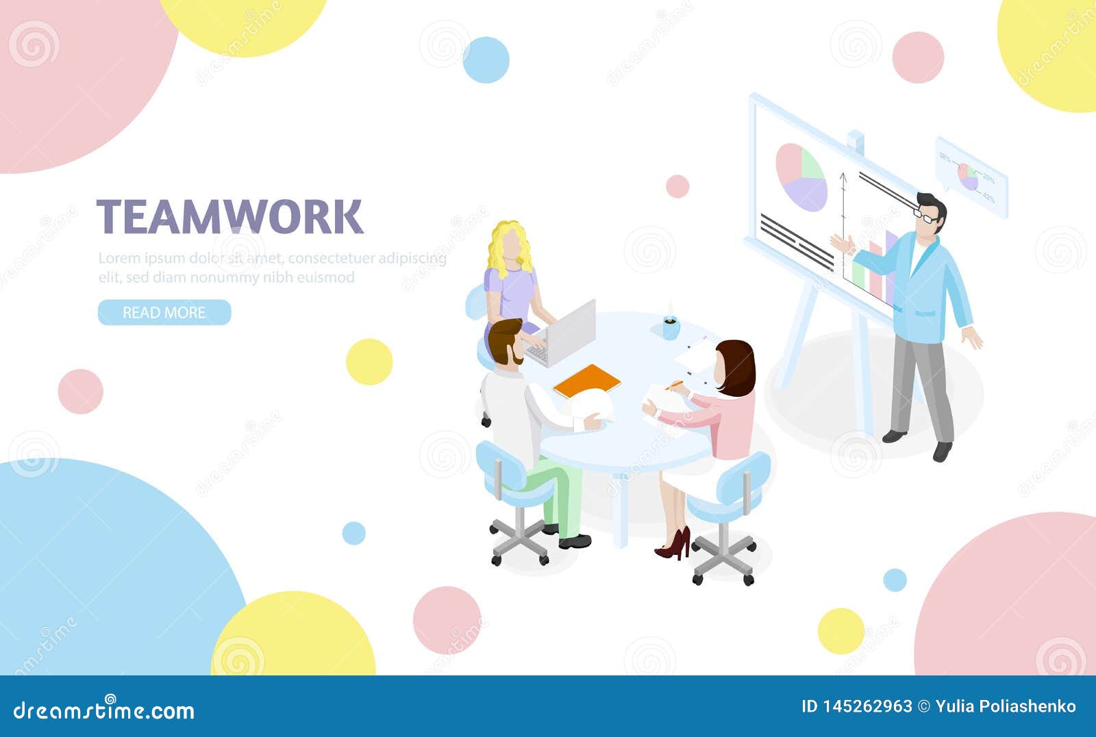 Isometric Business Concept. Stock Vector - Illustration of collection ...