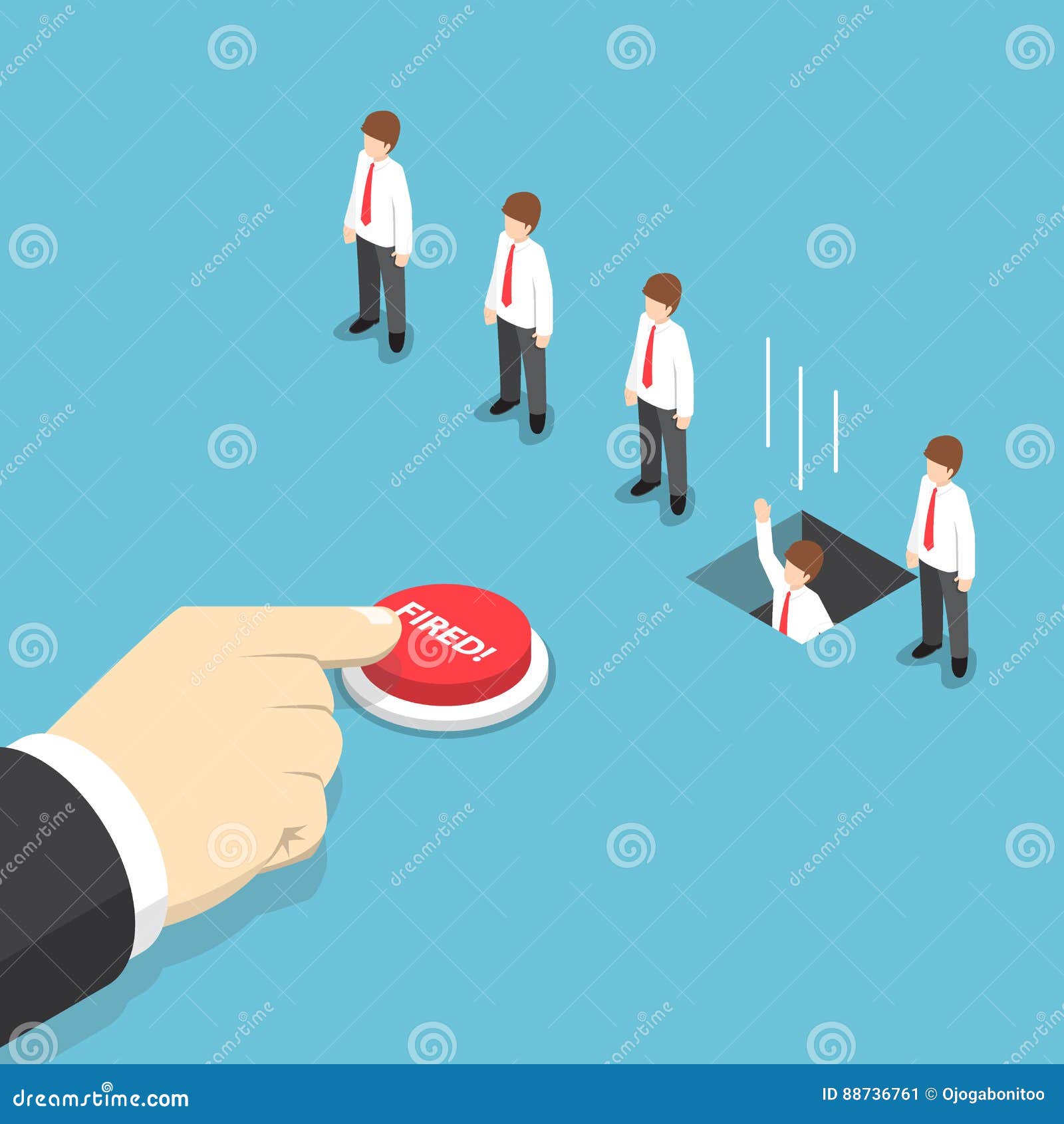 Isometric Businessman Promote Himself By Megaphone Vector Illustration ... Isometric Businessman Promote Himself By Megaphone Vector Illustration ...
