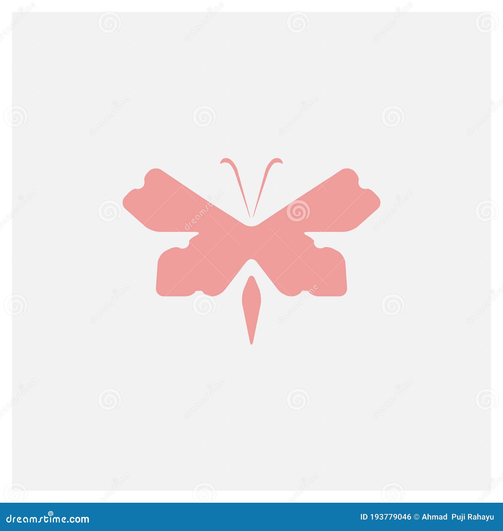 Isometric Butterfly Cute Logo Design Stock Vector - Illustration of ...