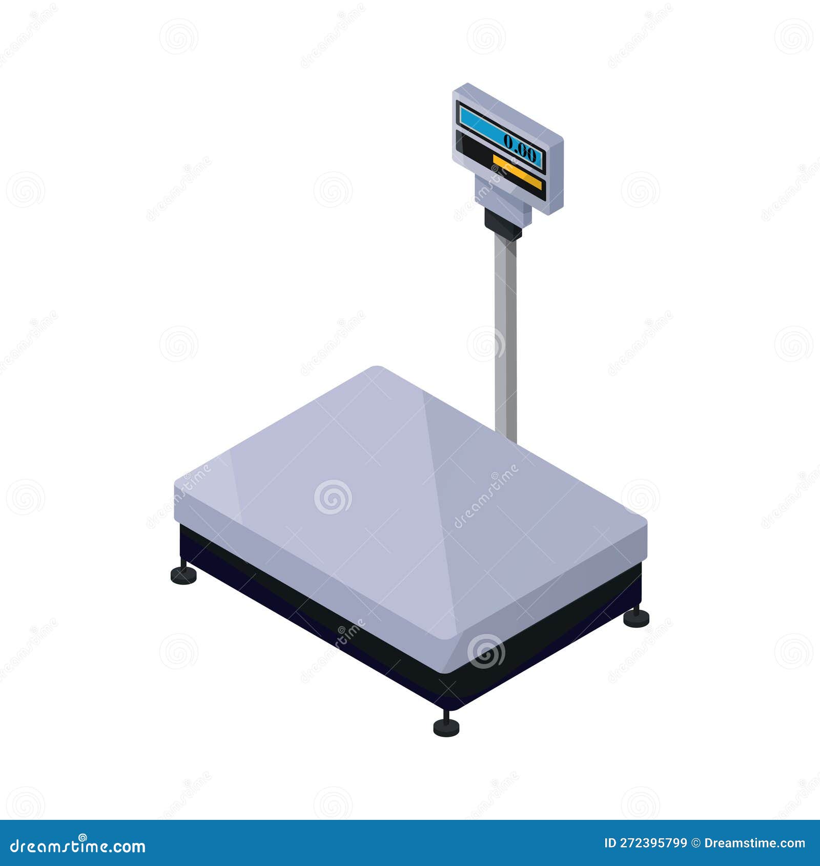 Isometric Cargo Scales stock vector. Illustration of container - 272395799
