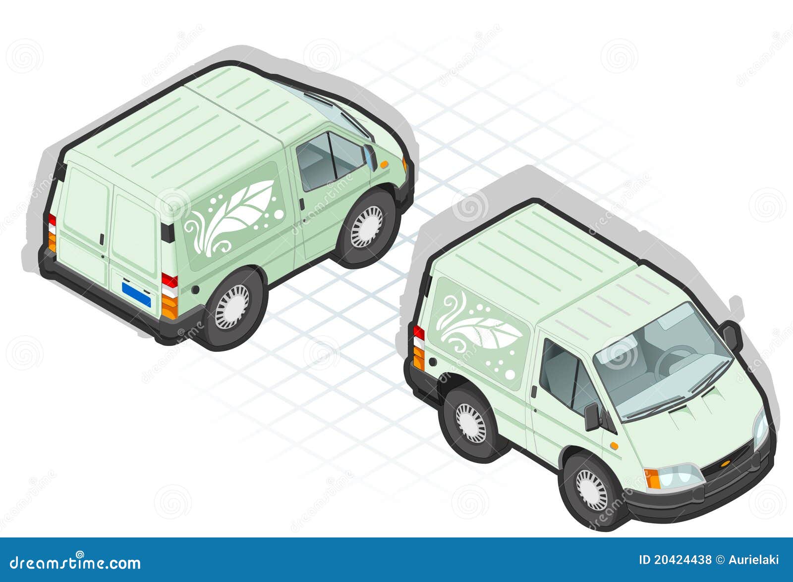 Isometric Cartoon Green Van Stock Illustrations – 42 Isometric Cartoon ...