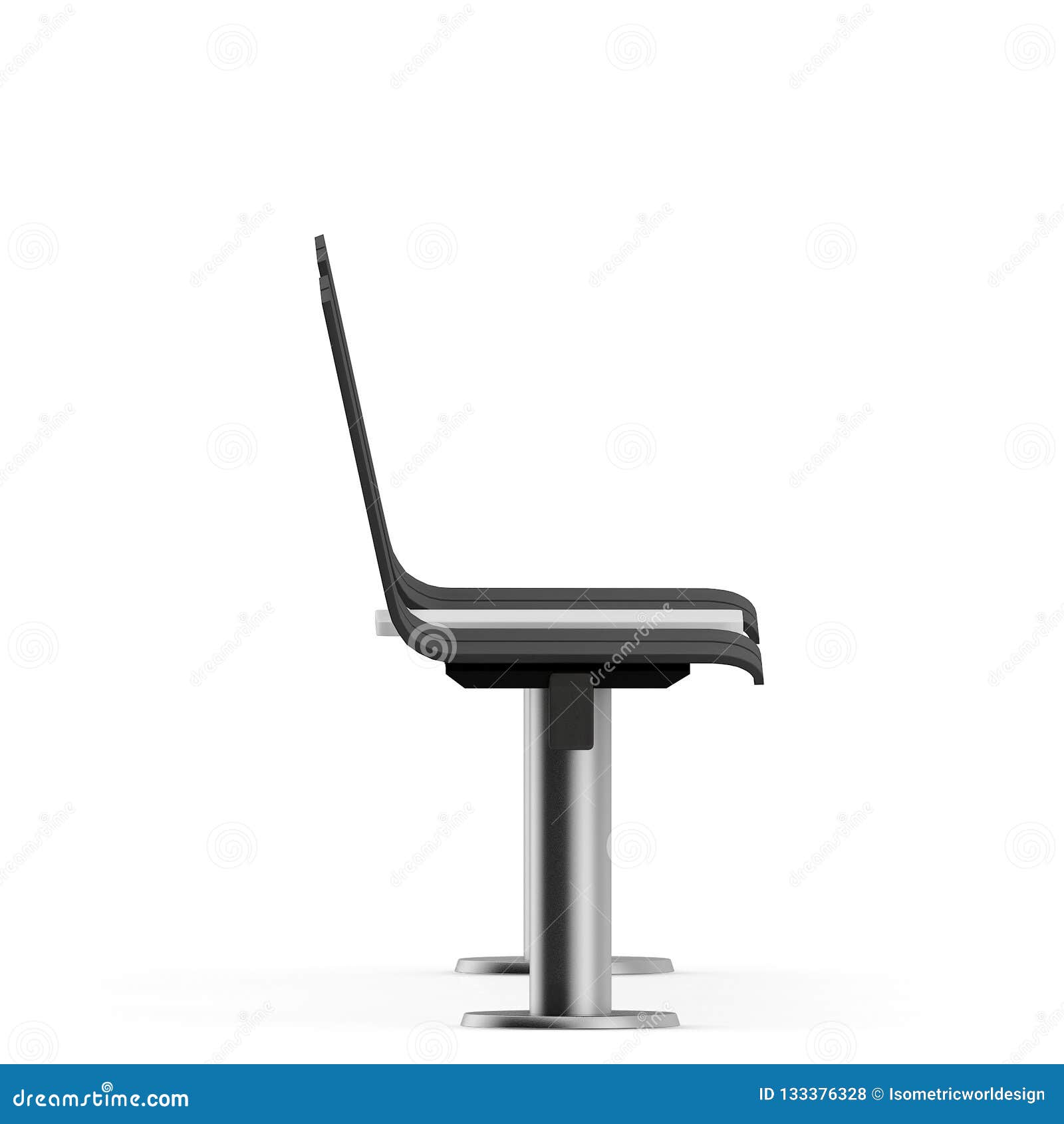 Isometric Chair 3D Rendering Stock Illustration - Illustration of print ...