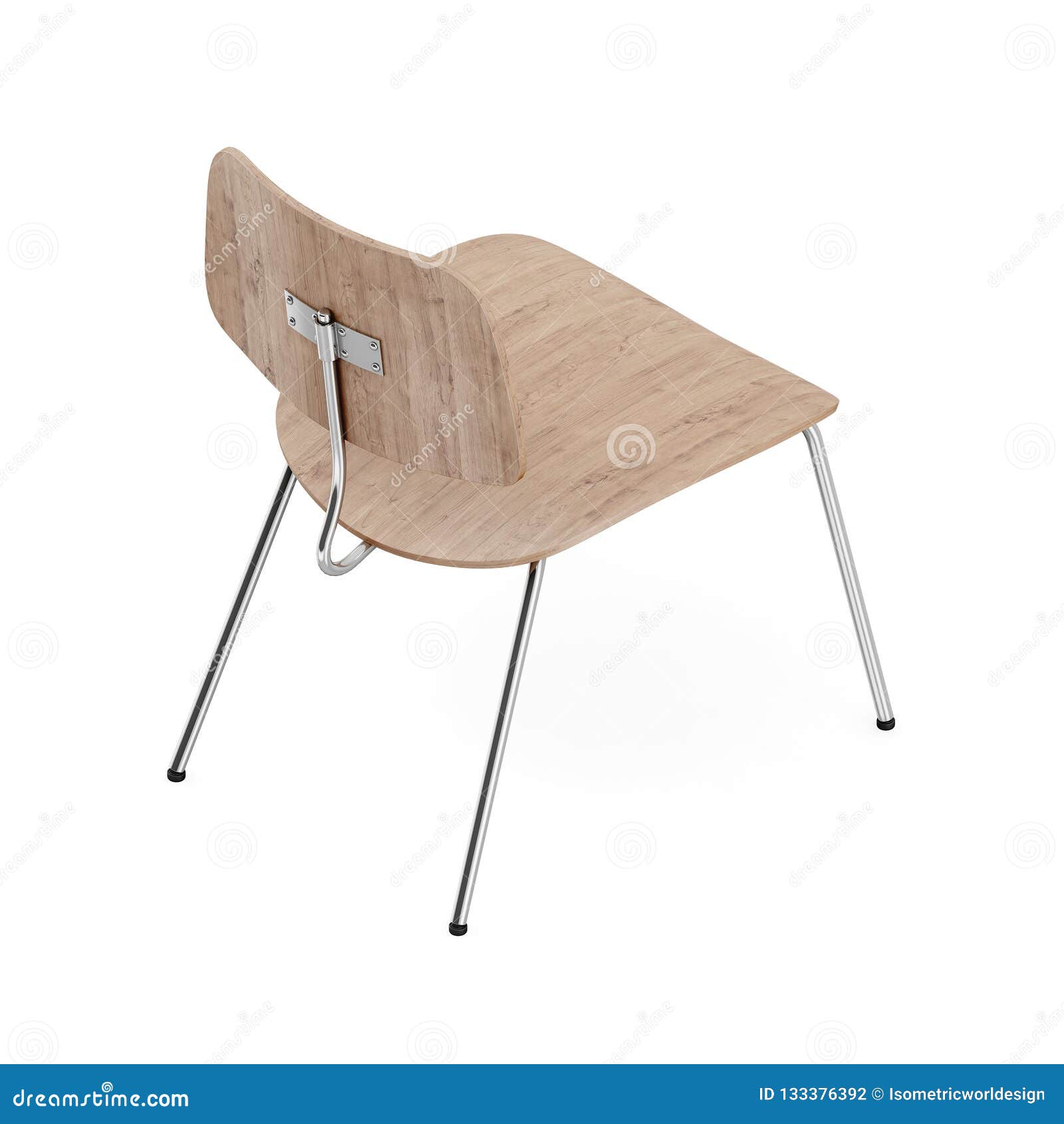 Isometric Chair 3D Rendering Stock Illustration - Illustration of home ...