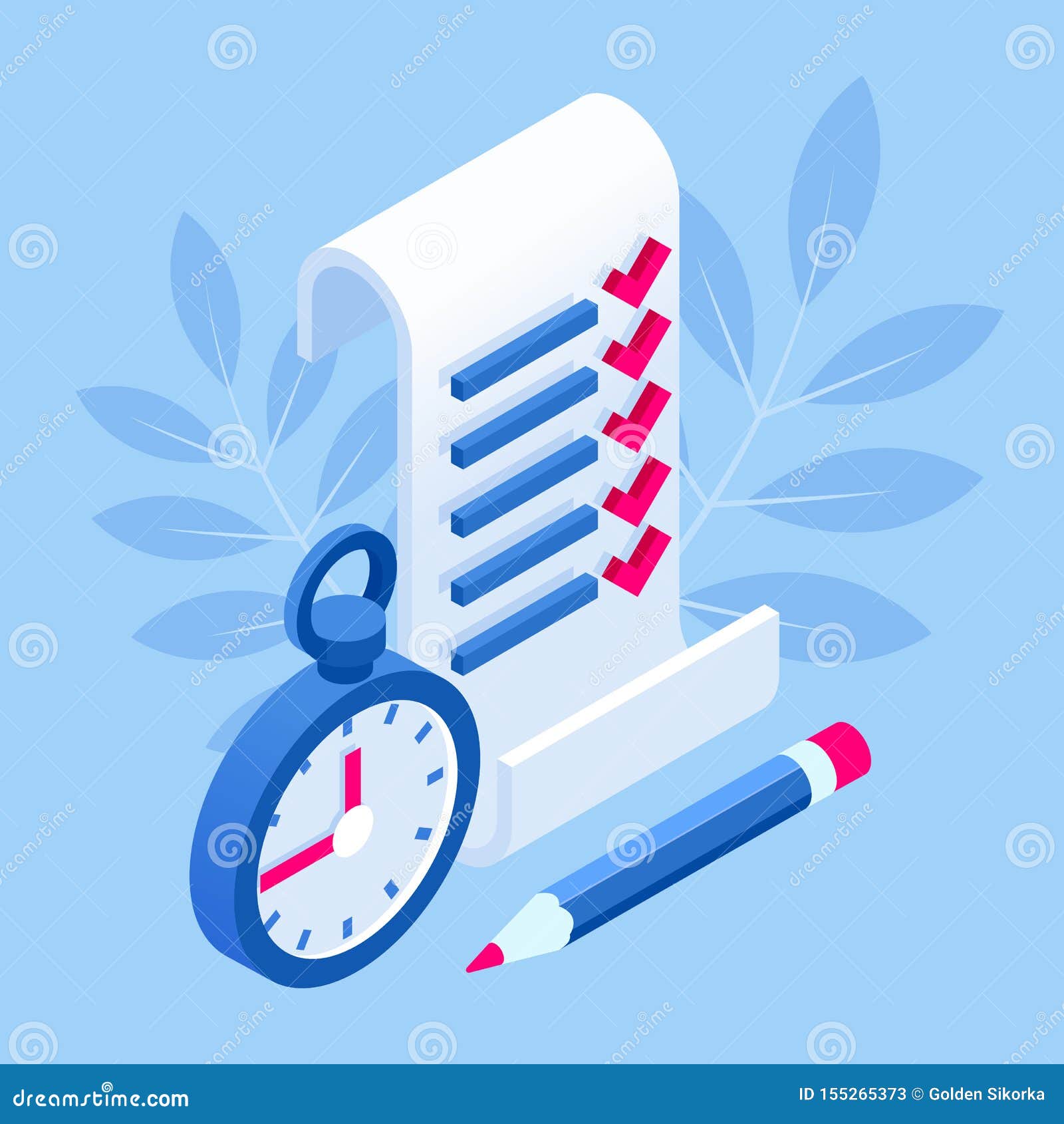 Isometric Checklist and To Do List. Clipboard with a Checklist Stock ... Isometric Checklist and To Do List. Clipboard with a Checklist Stock ...