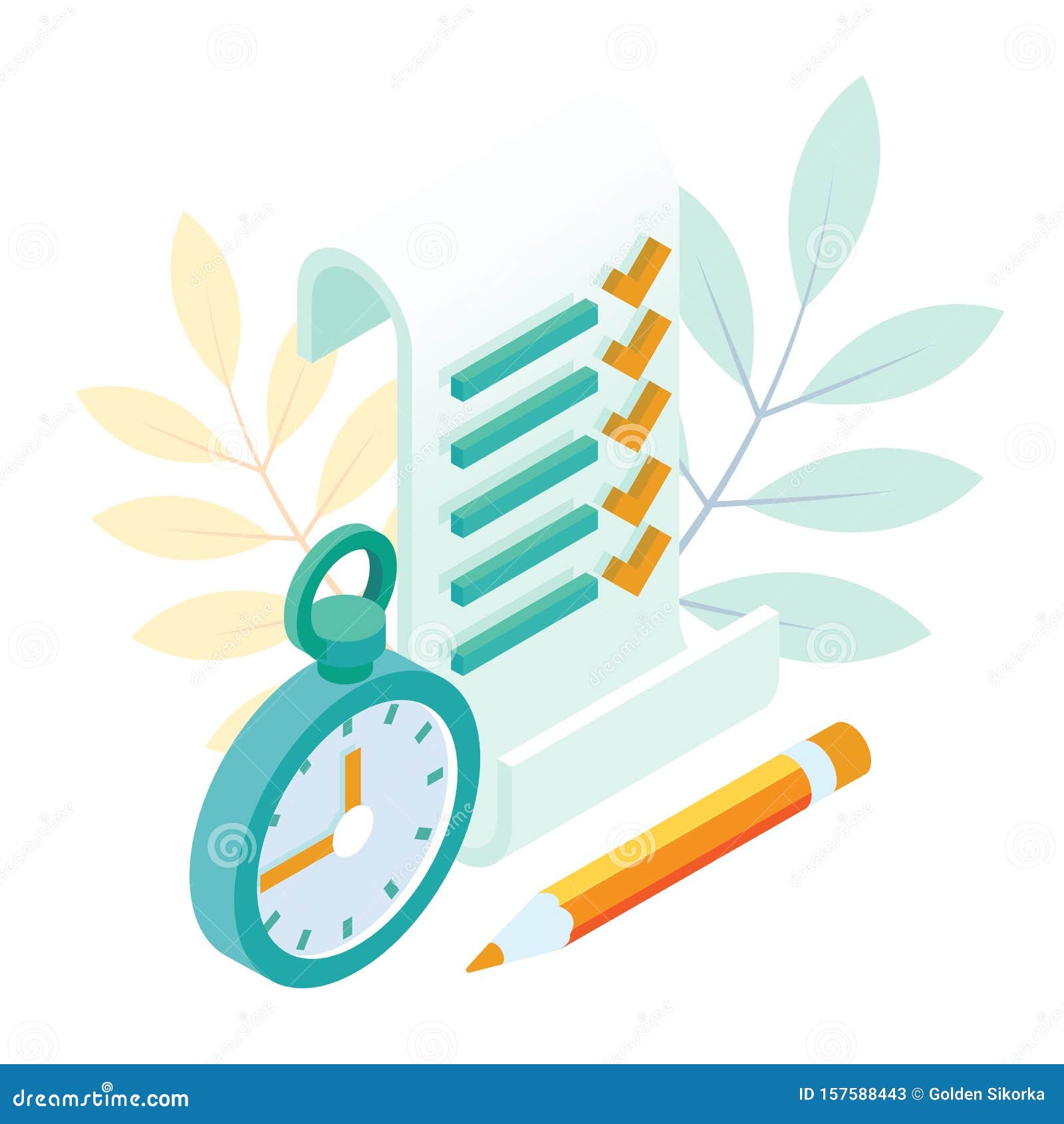 Isometric Checklist and To-do List. Clipboard with a Checklist Stock ... Isometric Checklist and To-do List. Clipboard with a Checklist Stock ...