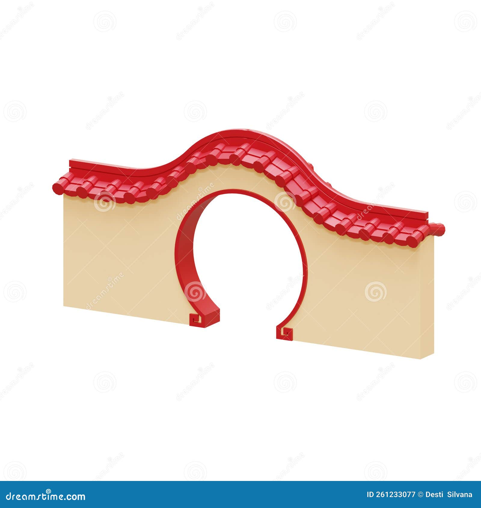 Isometric Chinatown Icon, Building City Infographic Element, Vector ...